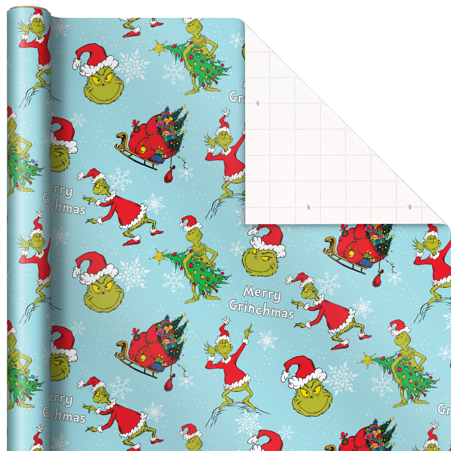 Dr. Seuss™ Grinch 3-Pack Christmas Wrapping Paper Assortment, 105 sq ...