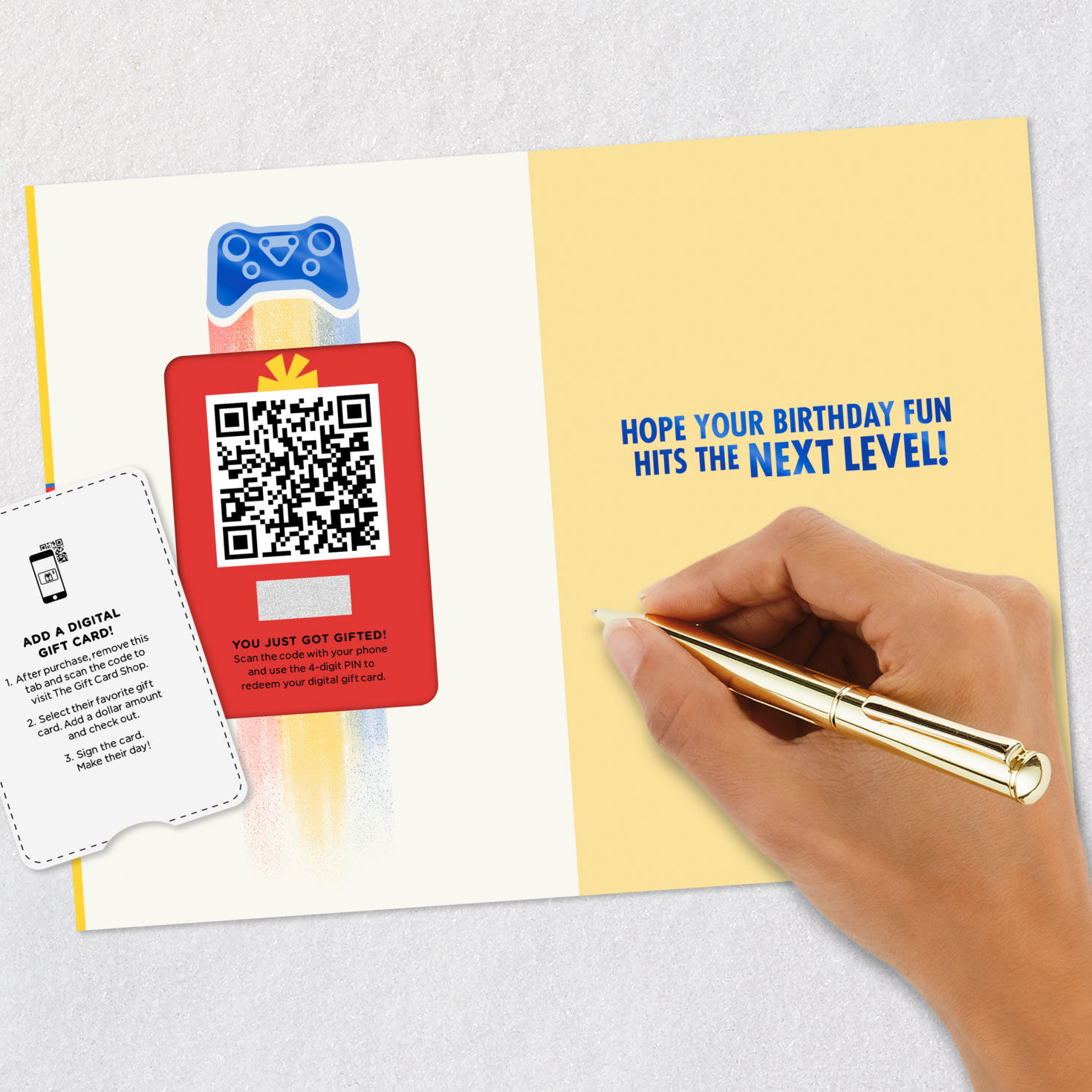 Game On Gift Card Greeting Birthday Card for Kids - Greeting Cards ...