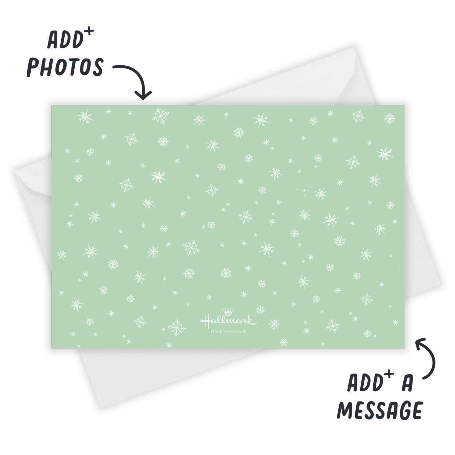 Greetings from US Map Flat Holiday Photo Card - Photo Cards | Hallmark