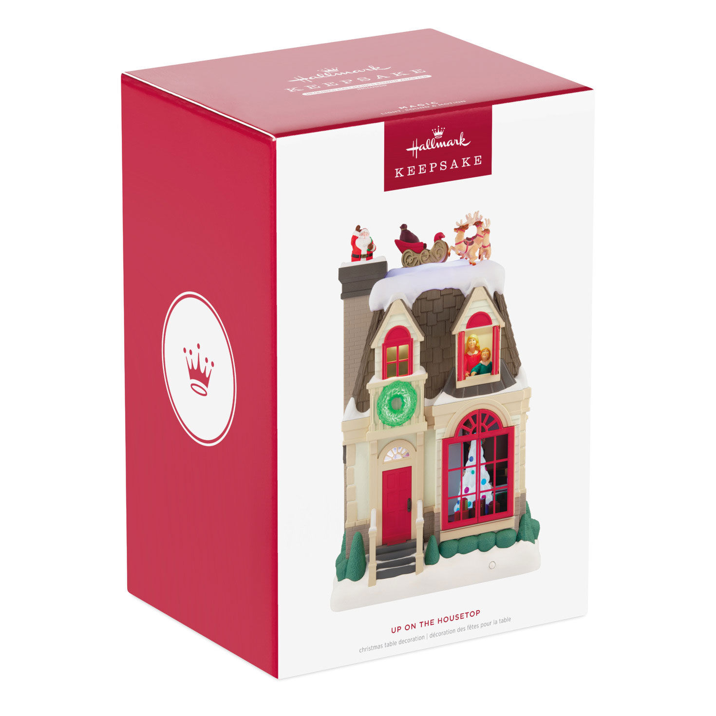 Up on the Housetop Musical Tabletop Decoration With Light and Motion ...