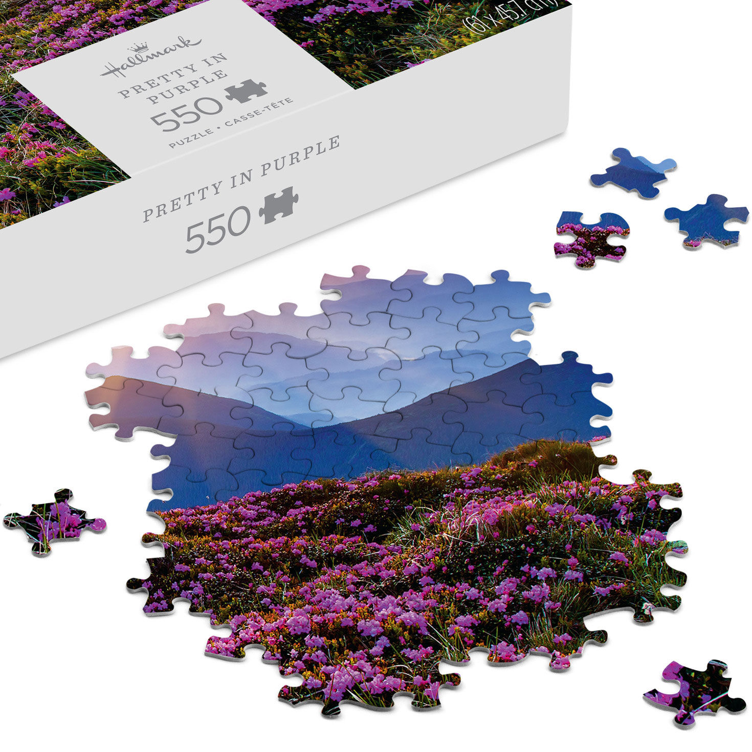 Pretty in Purple 550-Piece Jigsaw Puzzle - Puzzles | Hallmark