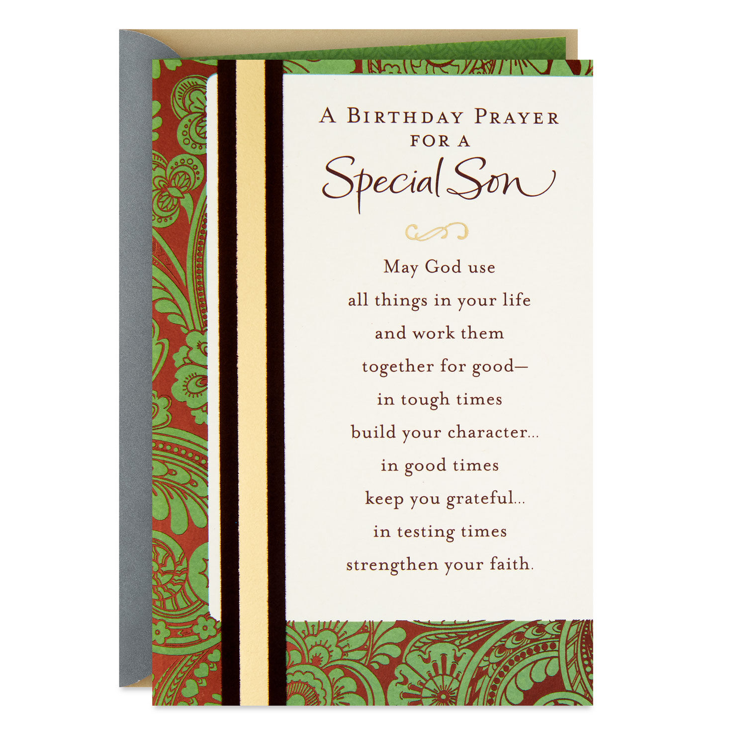 May You Continue to Grow Religious Birthday Card for Son - Greeting ...