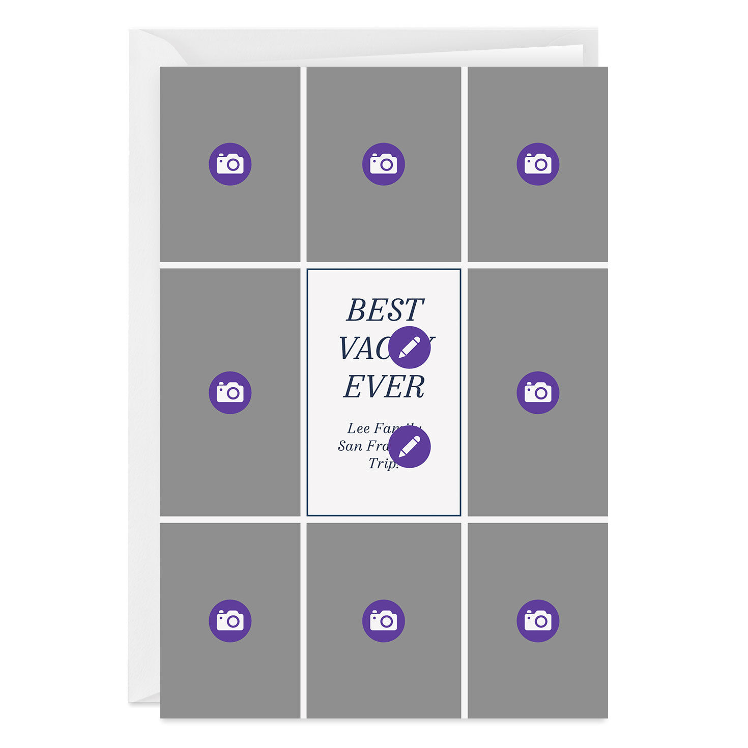 Personalized Photo Collage Border Photo Card - Greeting Cards | Hallmark