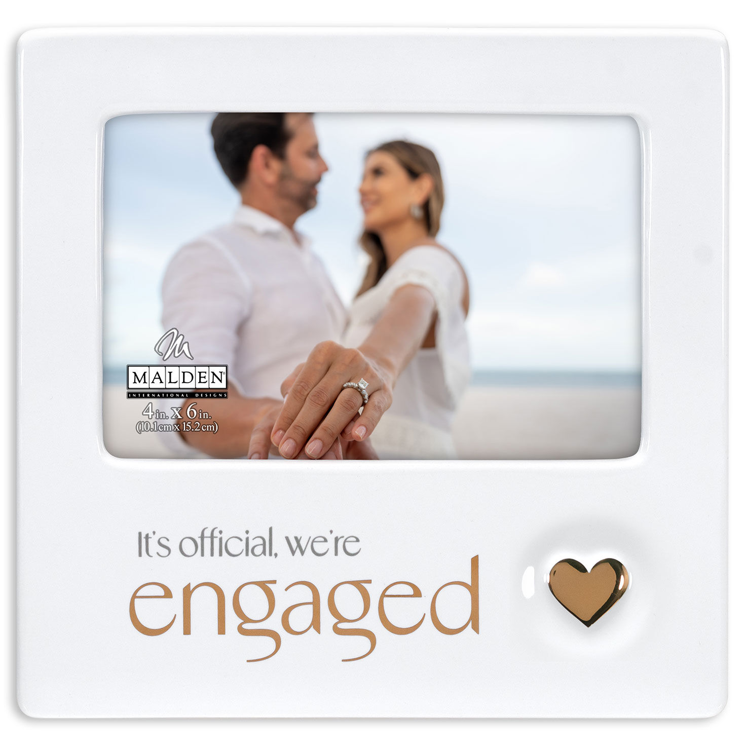 Engagement Ceramic Picture Frame, 4x6 - Picture Frames | Hallmark