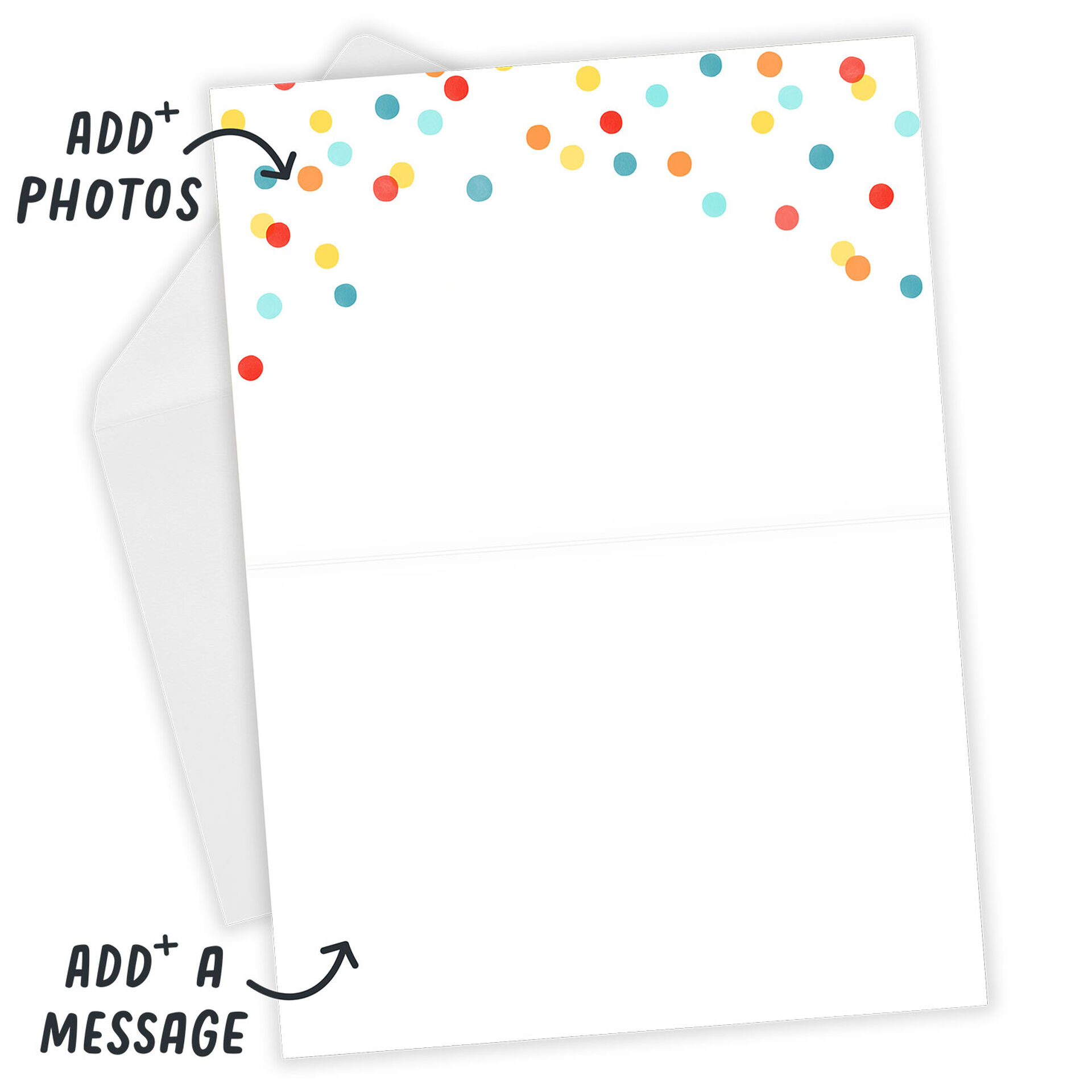 Personalized Full Photo Birthday Photo Card, 5x7 Horizontal - Greeting ...