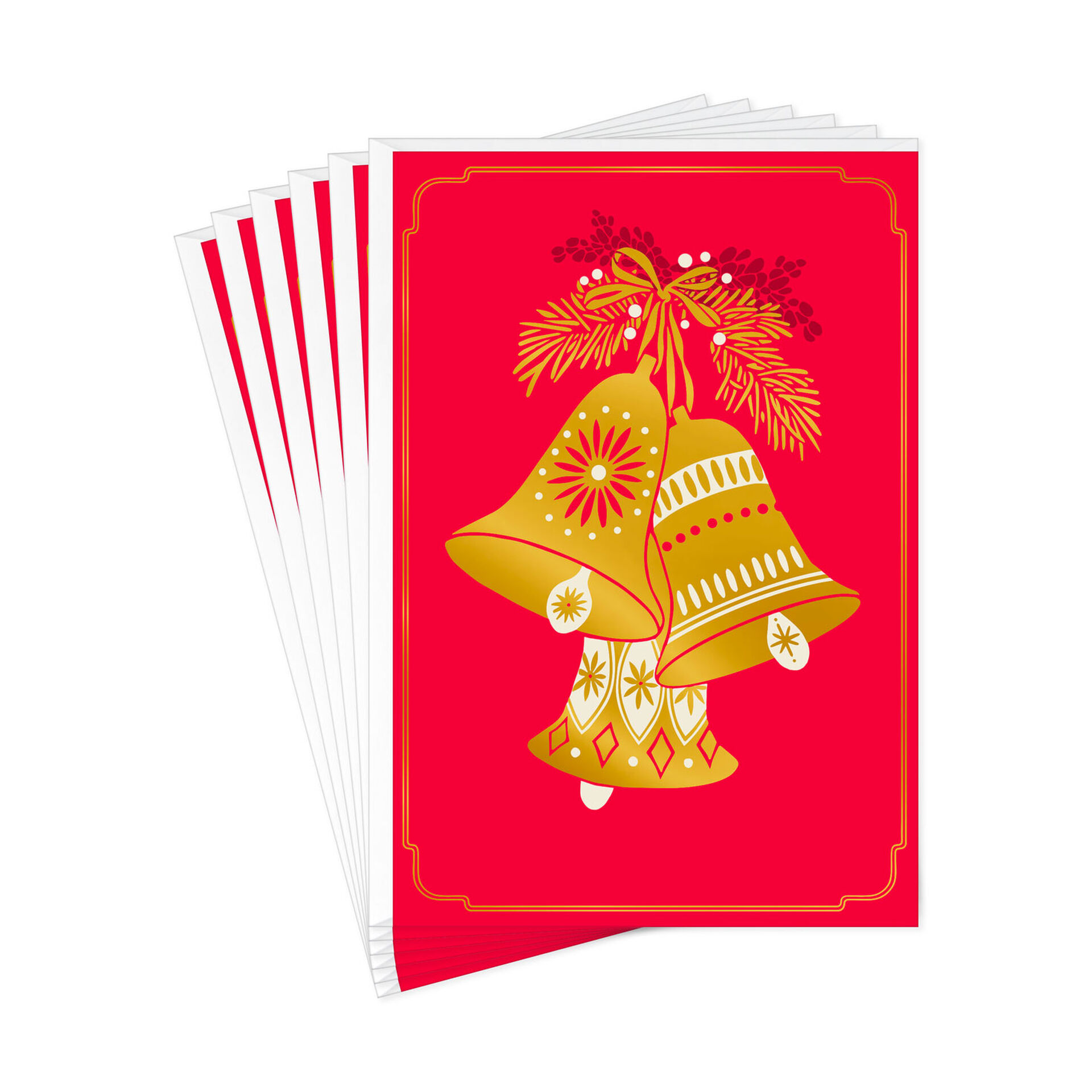 Pretty Holiday Bells Christmas Cards, Pack of 6 - Boxed Cards - Hallmark