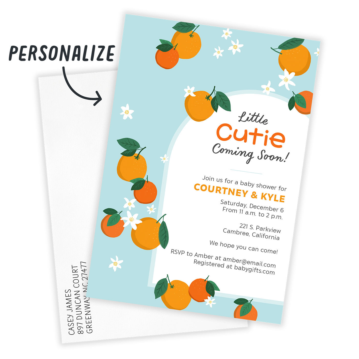 Cutie Coming Soon Flat Baby Shower Invitation - Invitations | Hallmark
