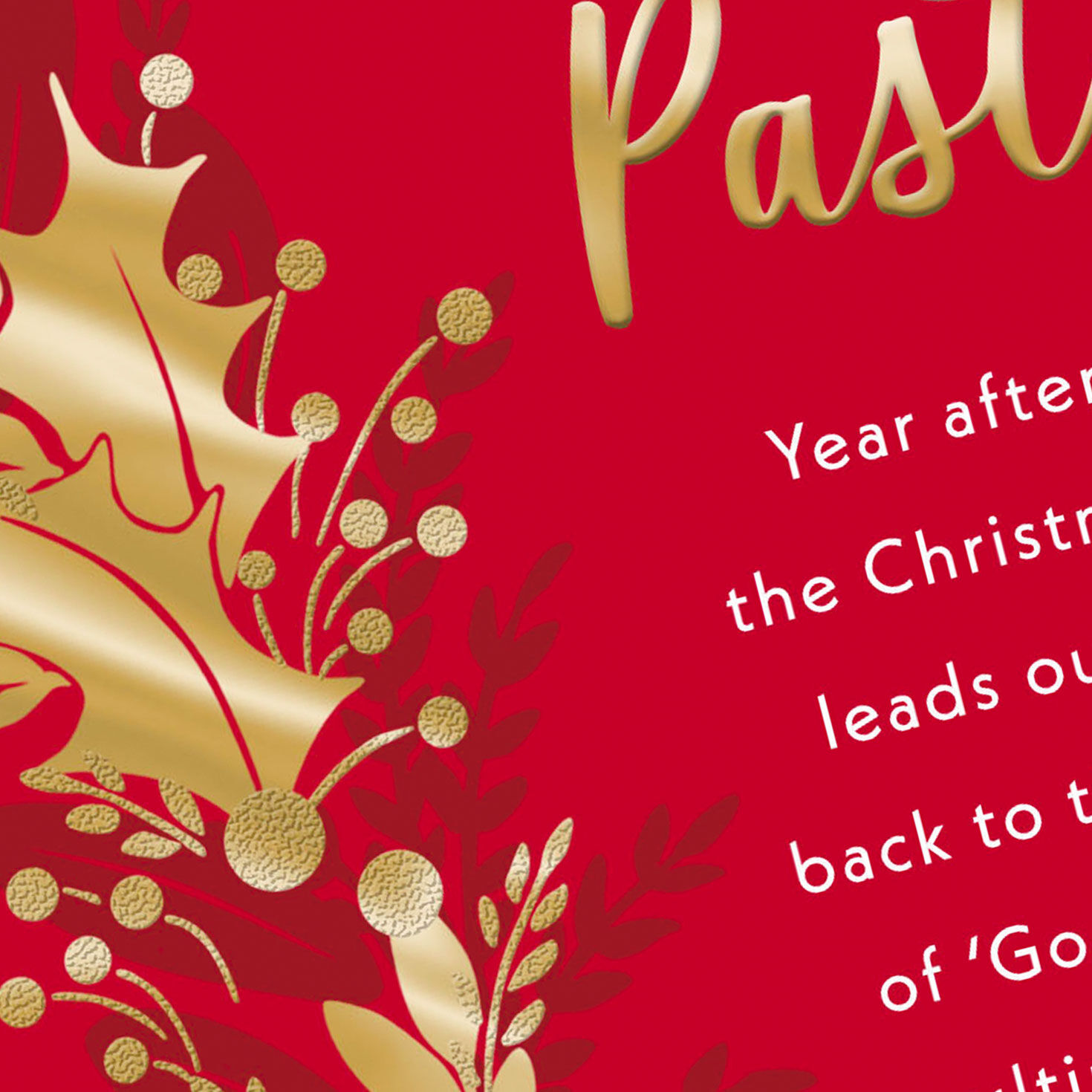 Thank You for All You Do Religious Christmas Card for Pastor - Greeting ...