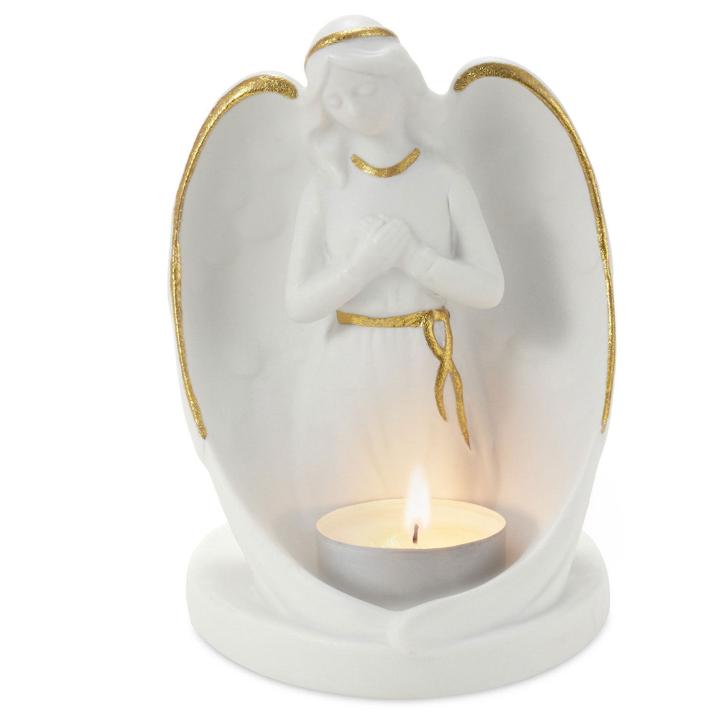 Bereavement Angel Figurine Tea-Light Holder, 4.87" - Candles | Hallmark