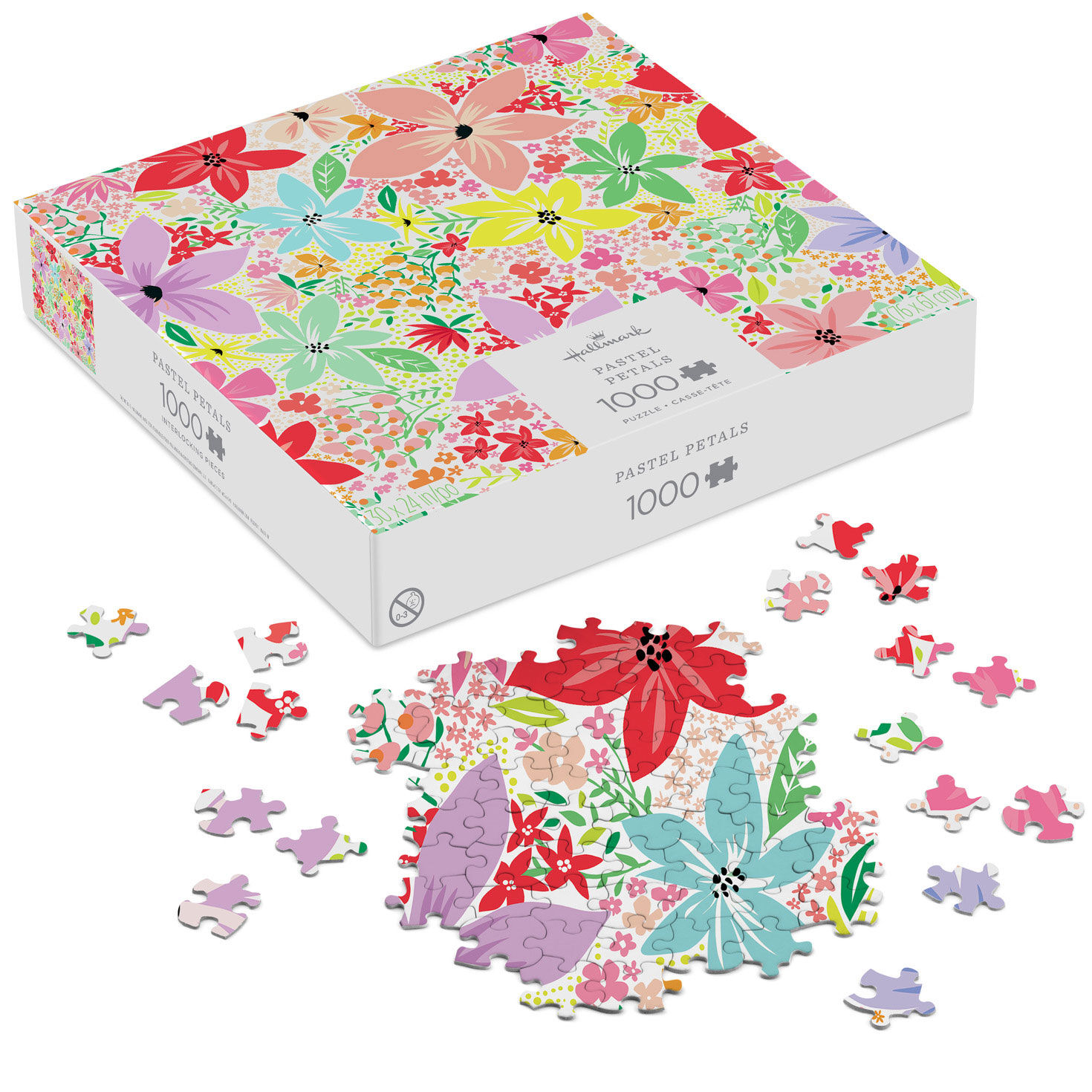 Pastel Petals 1000-Piece Jigsaw Puzzle - Puzzles | Hallmark