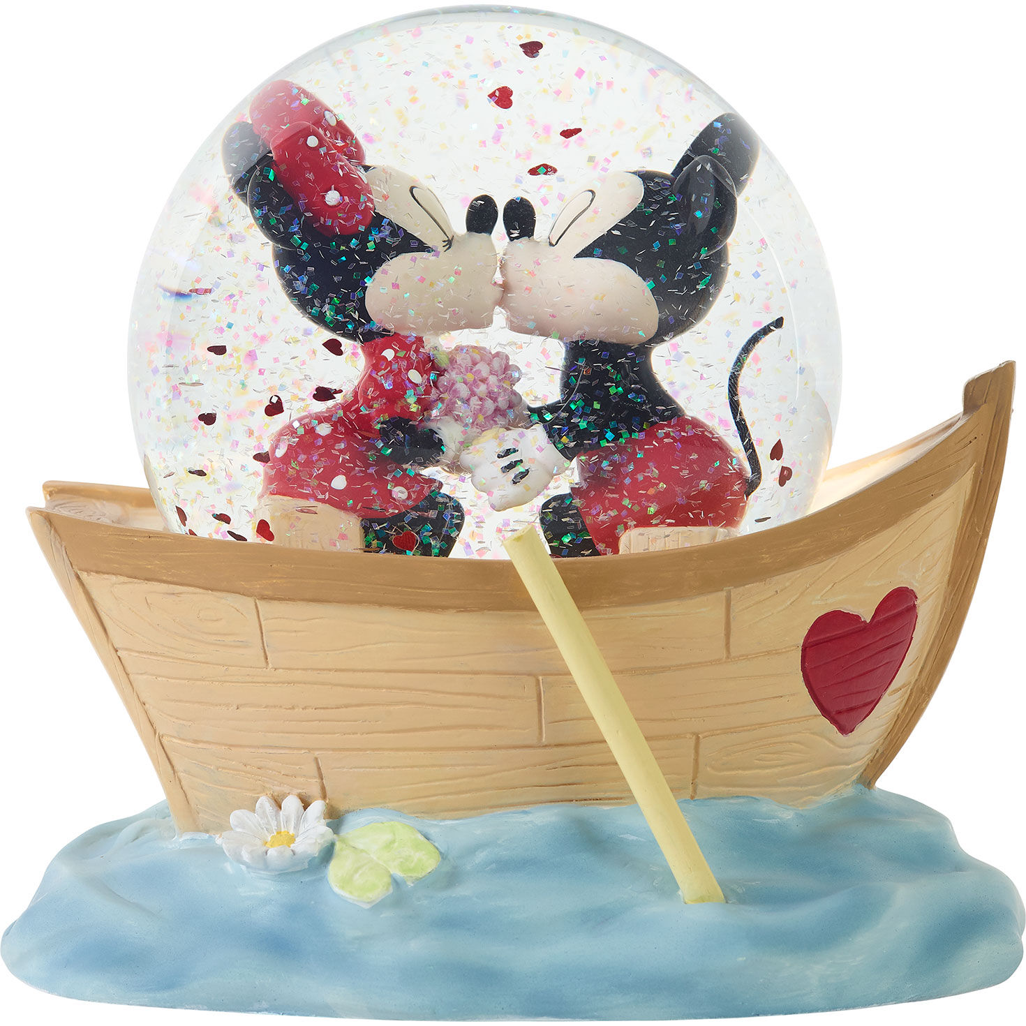 Precious Moments Disney Mickey and Minnie Musical Snow Globe, 5.63 ...