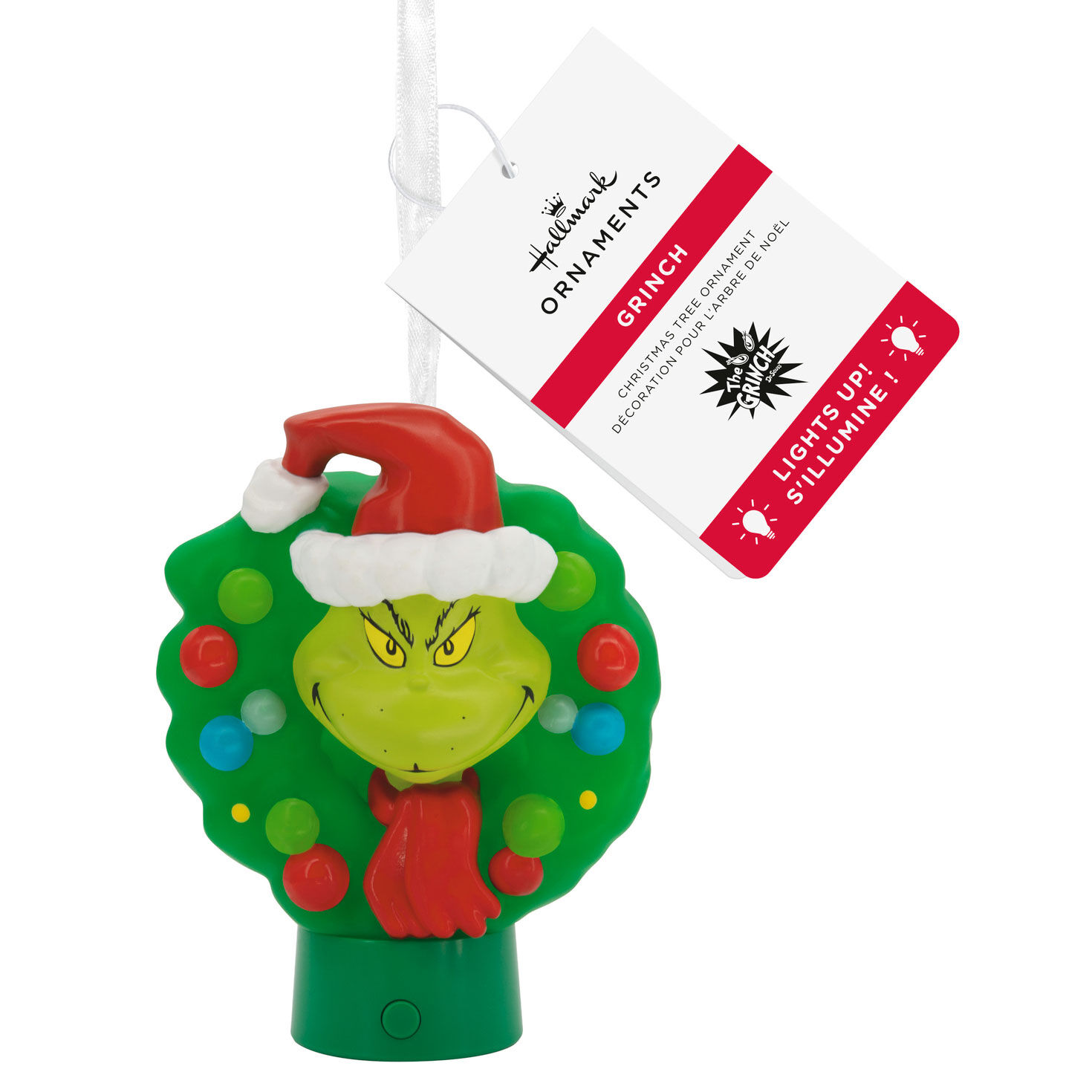 Dr. Seuss's How the Grinch Stole Christmas!™ Grinch in Wreath Hallmark ...