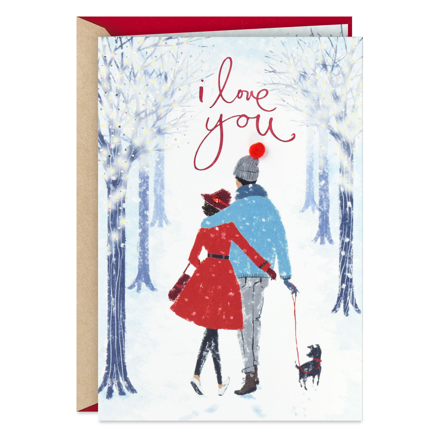 Saying I Love You Romantic Christmas Card - Greeting Cards | Hallmark