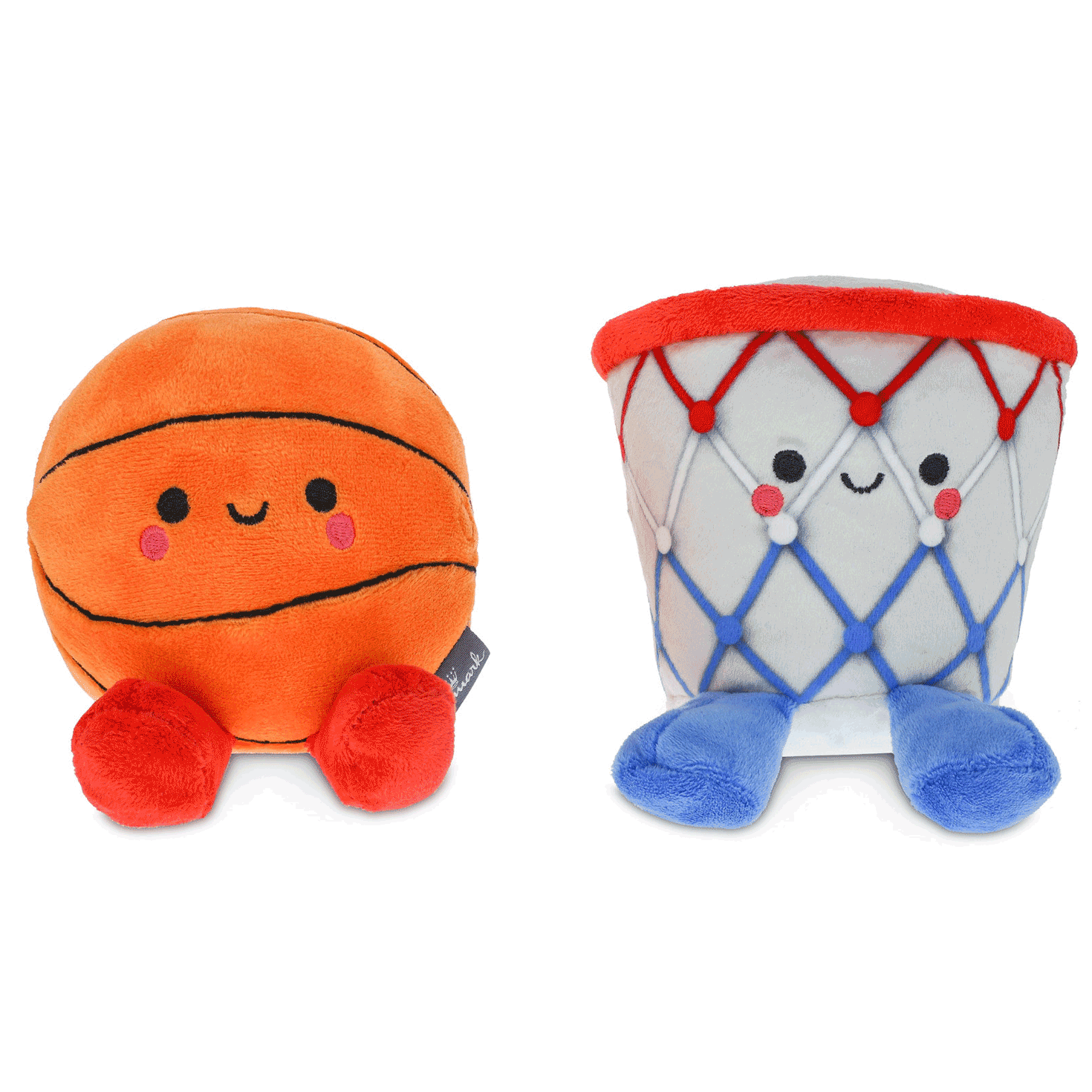 Better Together Basketball and Hoop Magnetic Plush Pair, 6" H - Classic ...