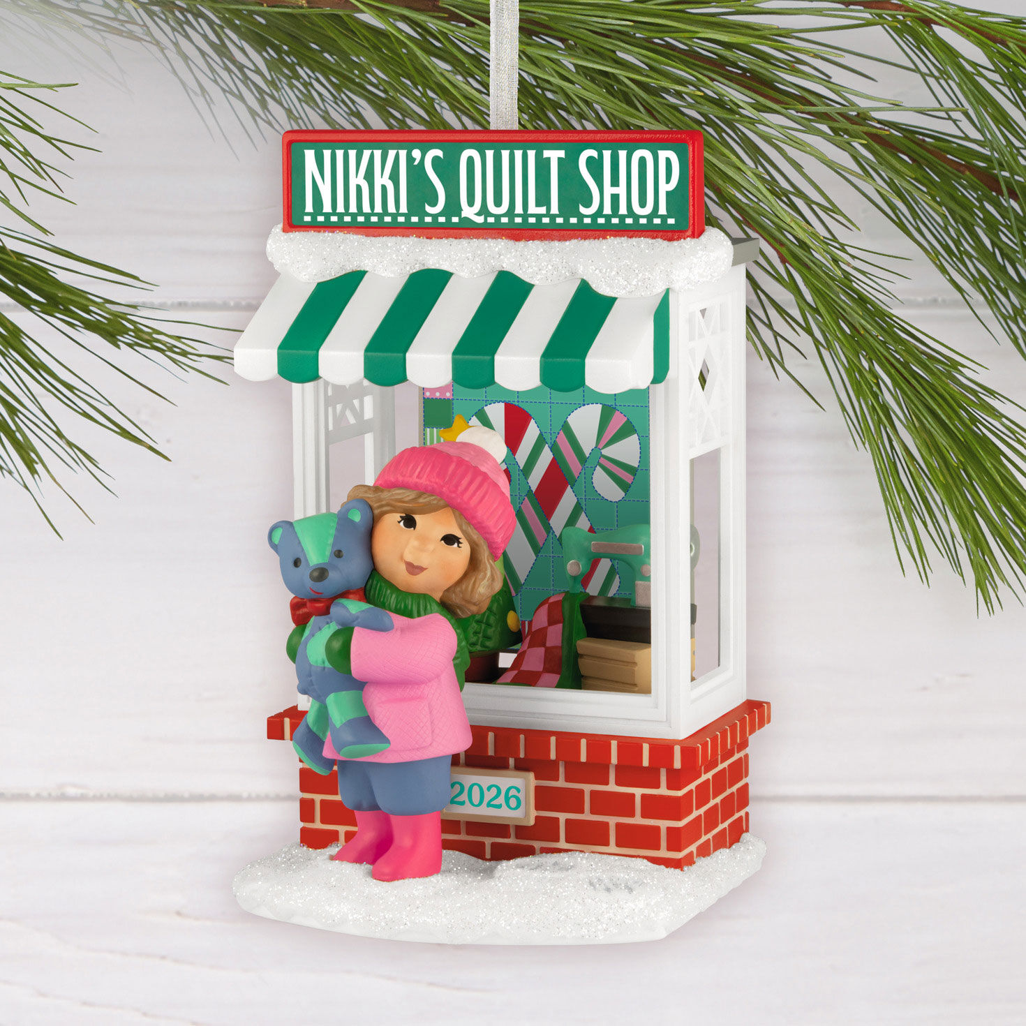 Christmas Window 2026 Exclusive Ornament - Keepsake Ornament Club ...