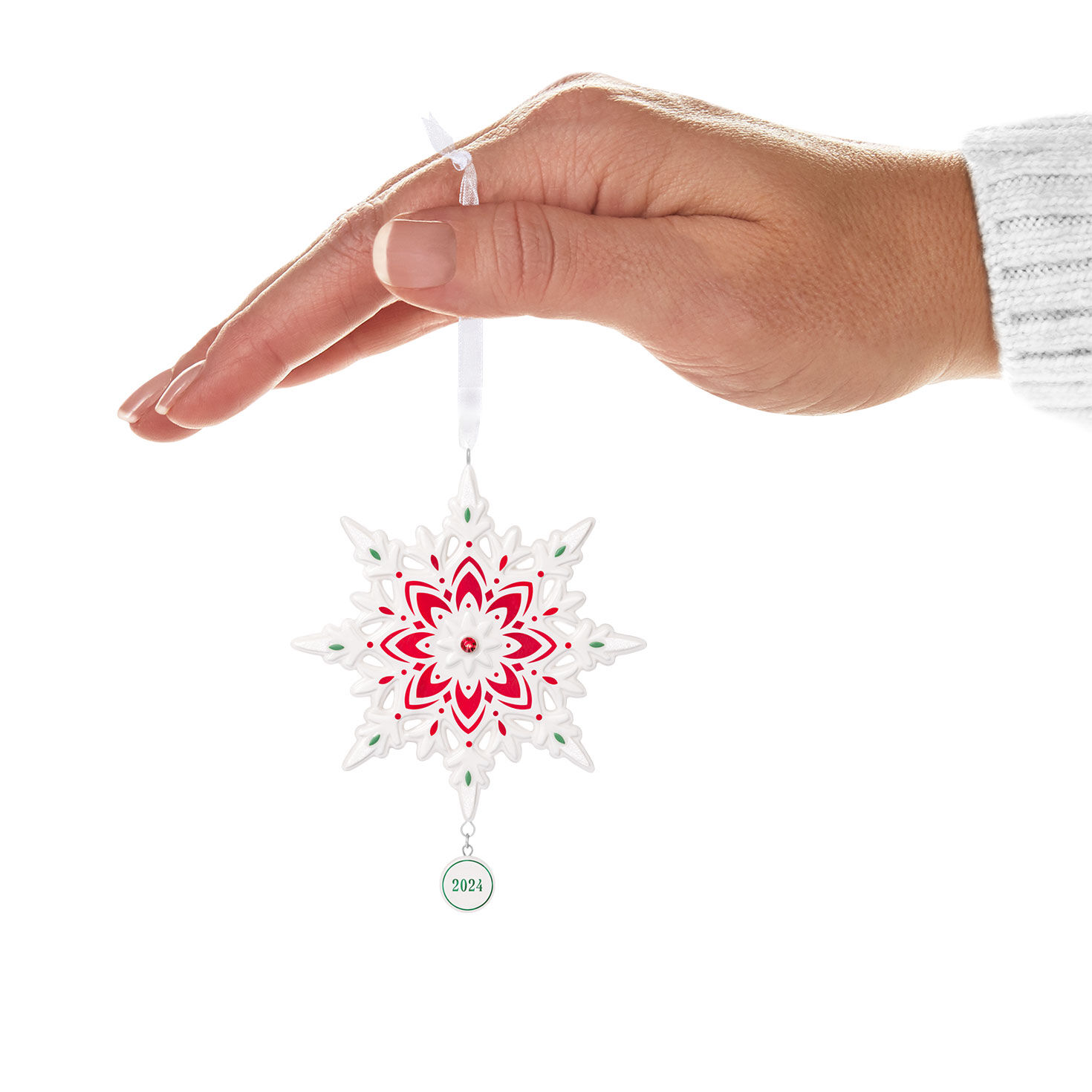 Sea Glass Art Grandchildren - Snowflake - Merry Christmas - Handprint ...