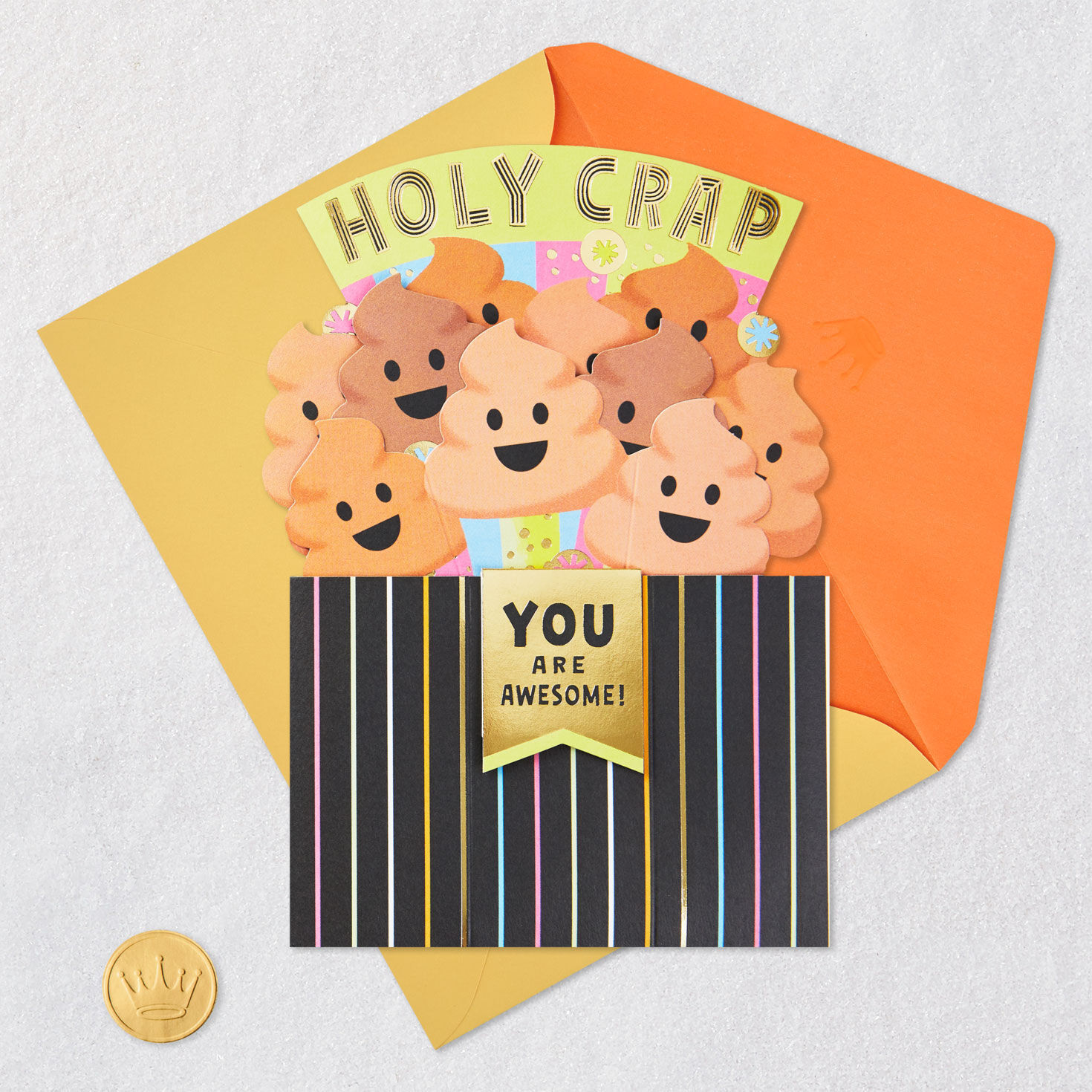 Holy Crap, You're Awesome Funny Pop-Up Card - Greeting Cards | Hallmark