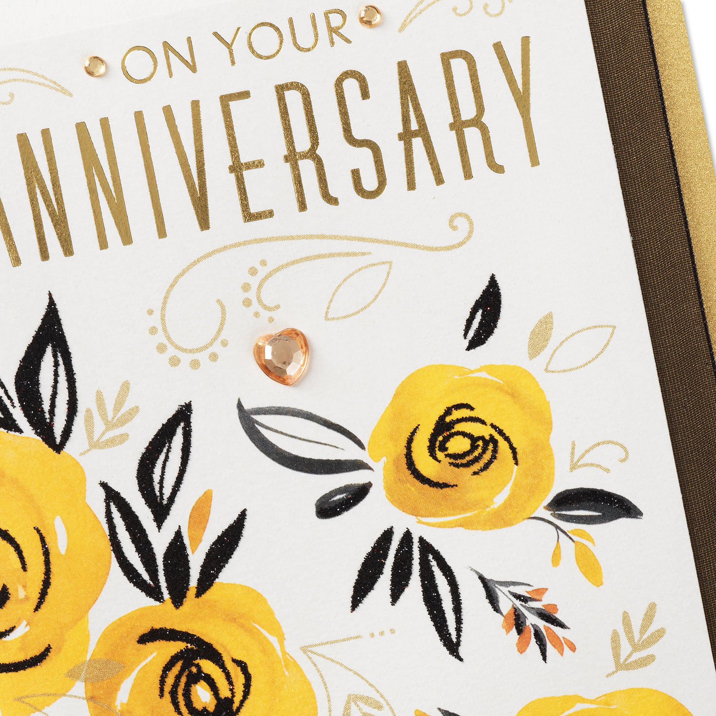 Surrounded By Loving Wishes Anniversary Card for Couple - Greeting ...