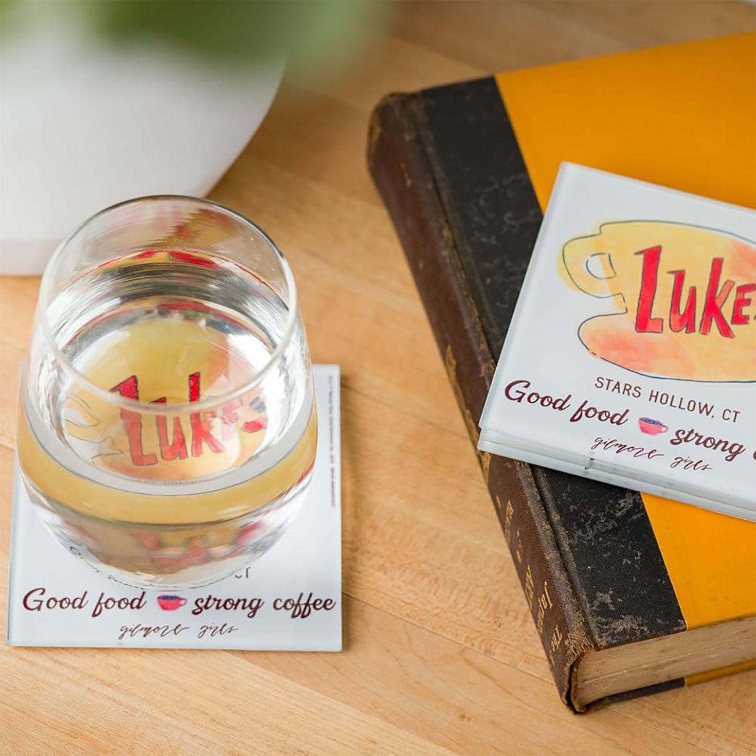 Silver Buffalo Gilmore Girls Luke's Diner Sign Coasters, Set of 4 ...