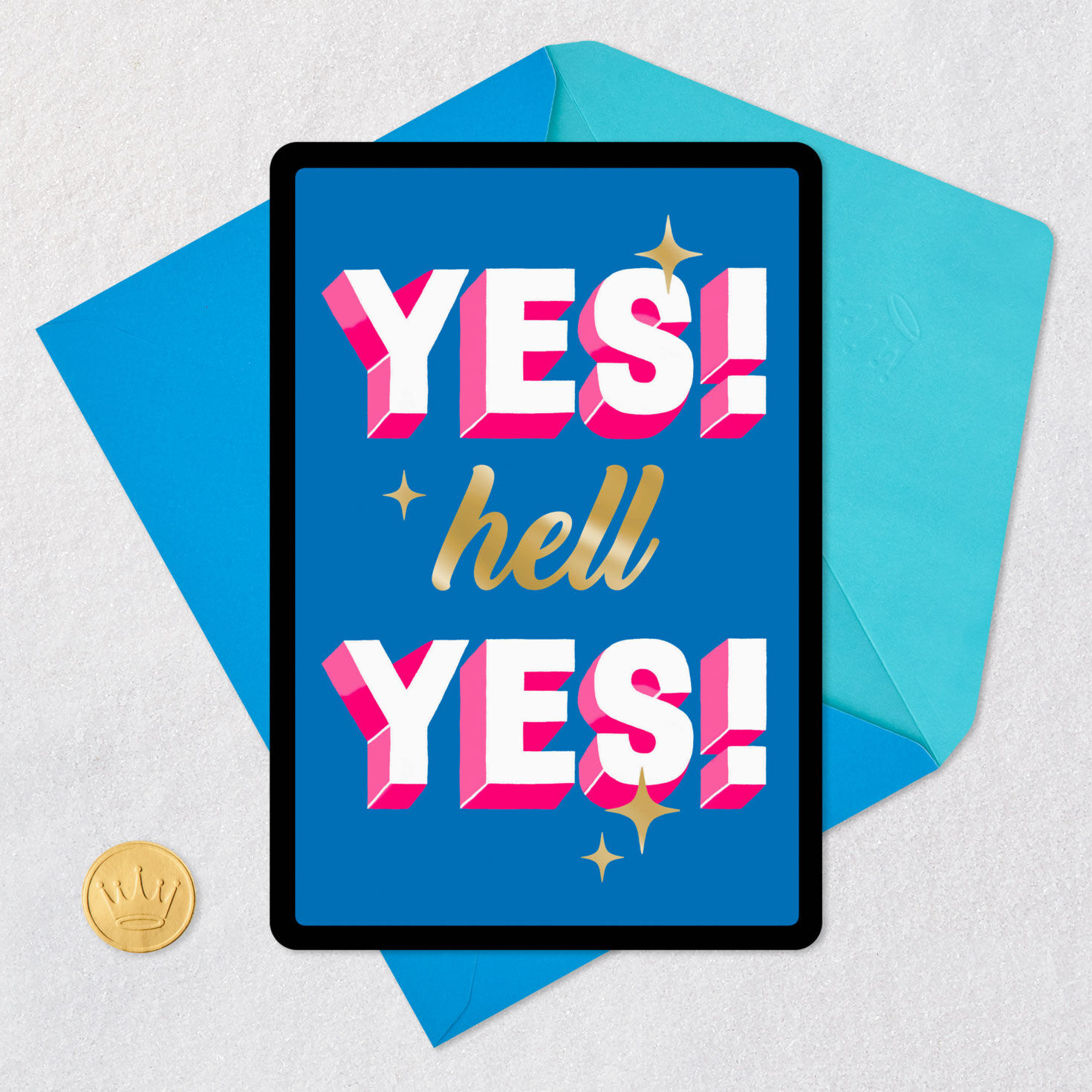 Hell Yes Venmo Congratulations Card - Greeting Cards | Hallmark