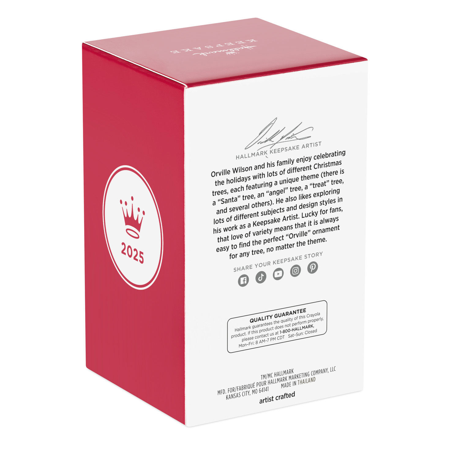 Crayola® Colorful Log Cabin Ornament - Keepsake Ornaments | Hallmark