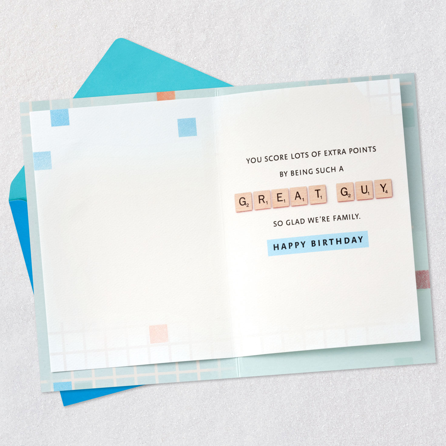 Hasbro® Scrabble® Great Guy Birthday Card for Relative - Greeting Cards ...