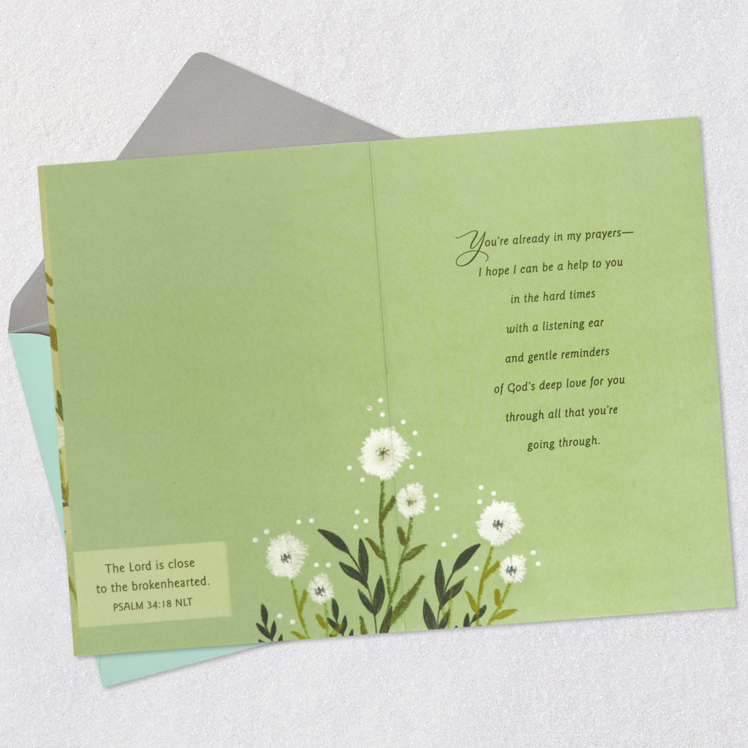 My Heart Grieves With You Religious Sympathy Card for Loss of Baby ...