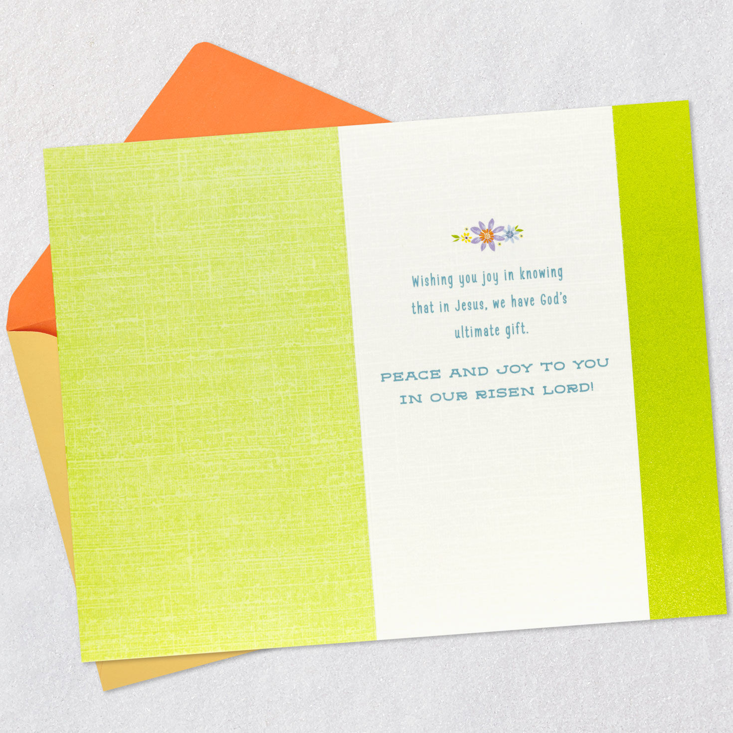Peace and Joy in Our Risen Lord Religious Easter Card - Greeting Cards ...