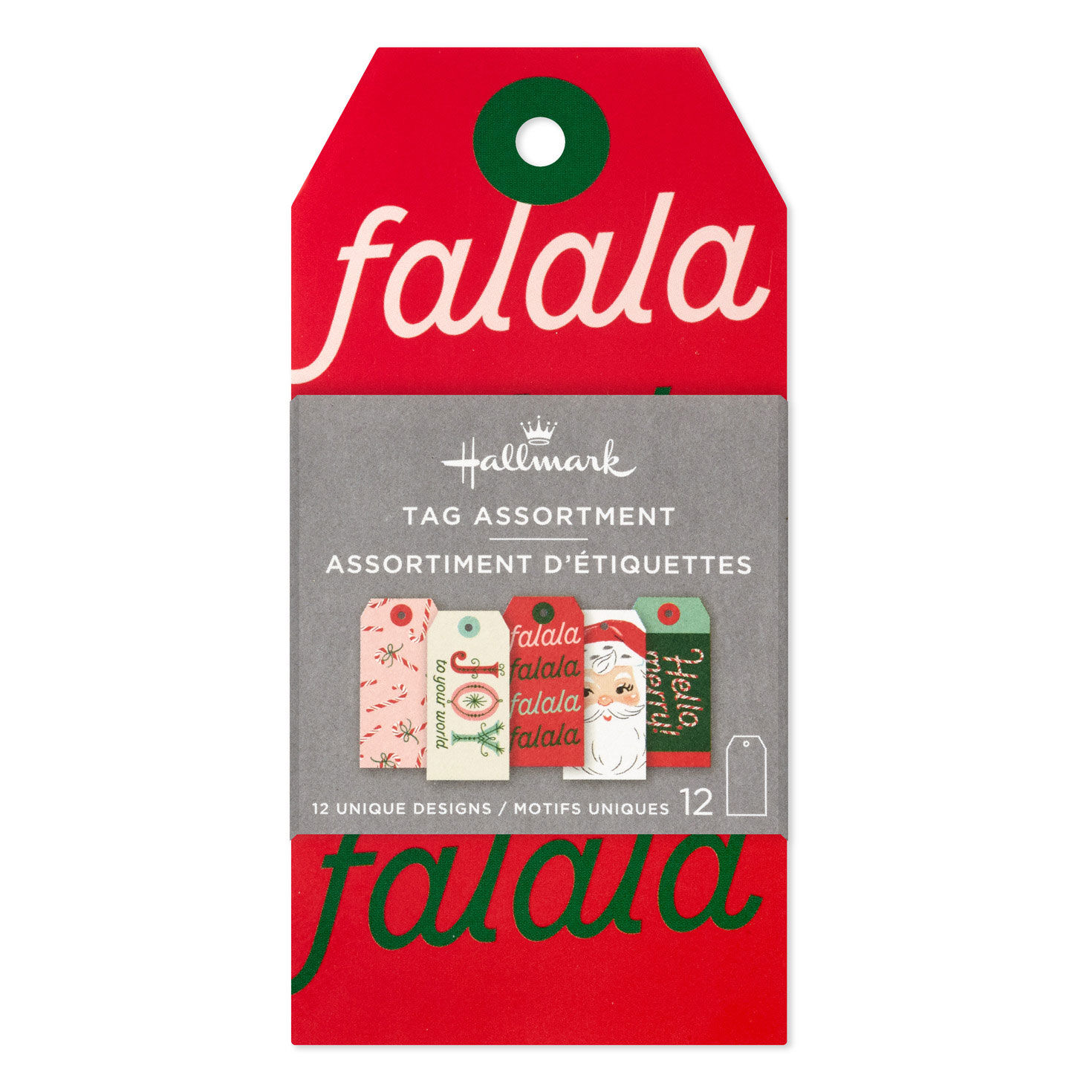 Hello Merry 12-Pack Assorted Christmas Gift Tags - Seals & Gift Tags ...