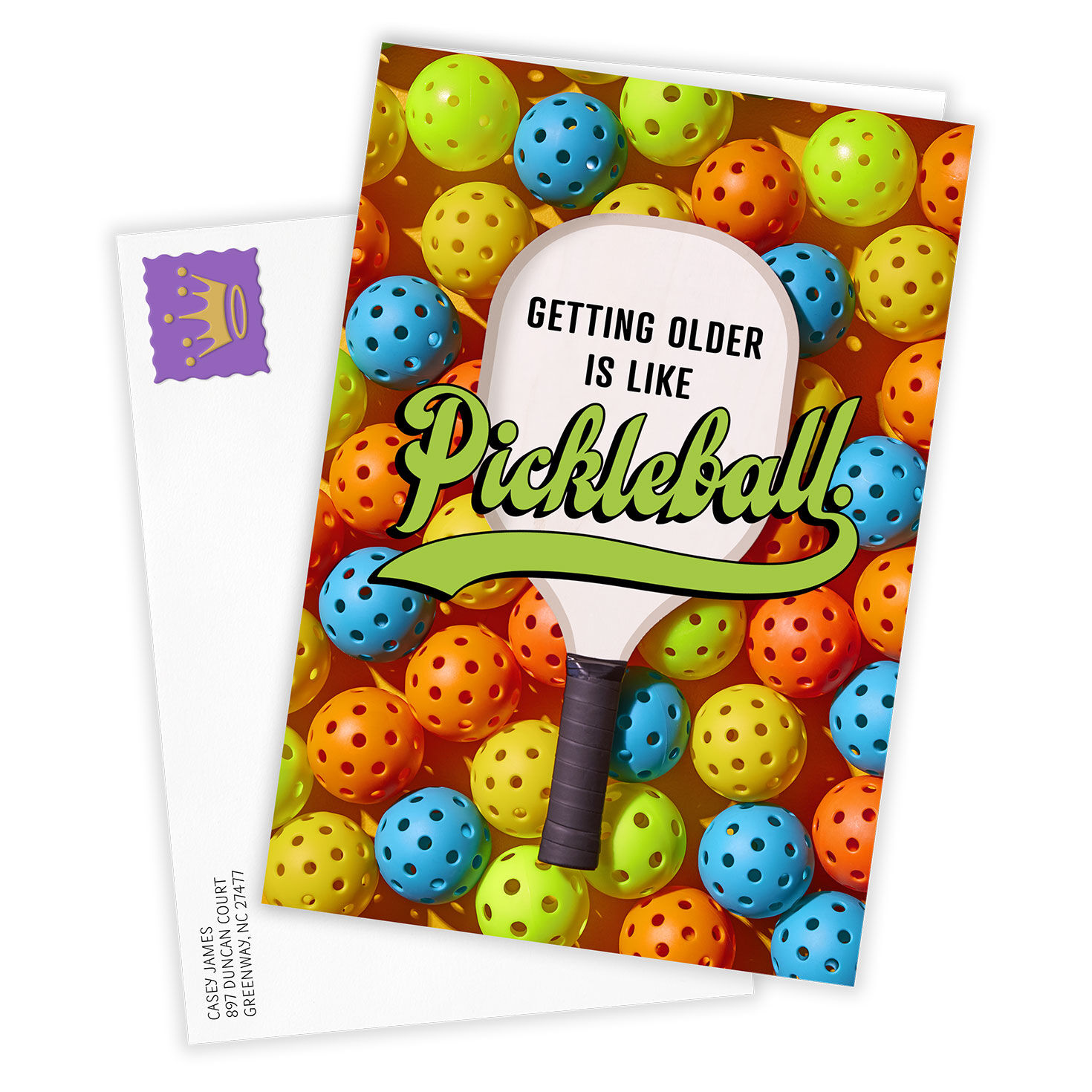 Pickleball Funny Custom Birthday Card - Greeting Cards | Hallmark