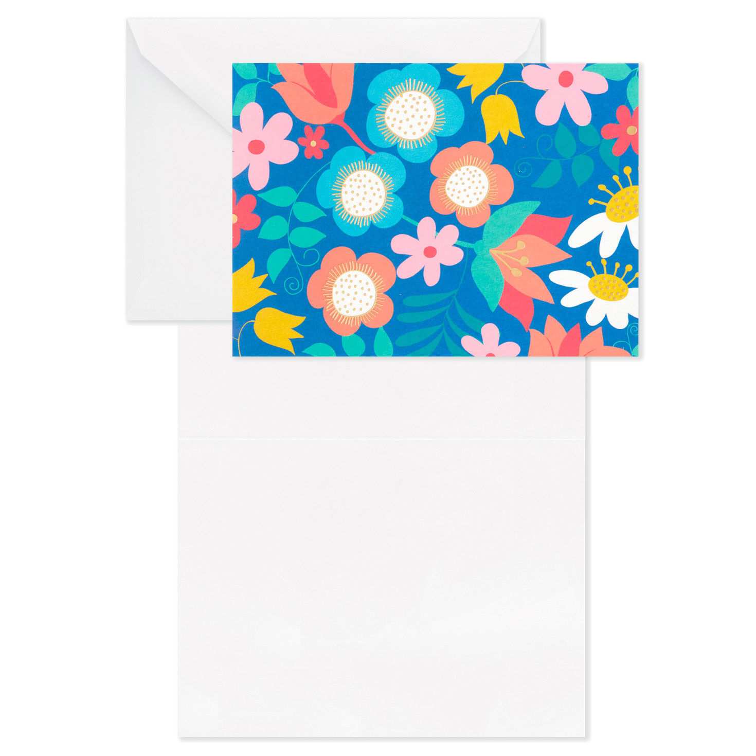Floral and Lettering Bulk Blank Note Cards, Pack of 50 - Note Cards ...