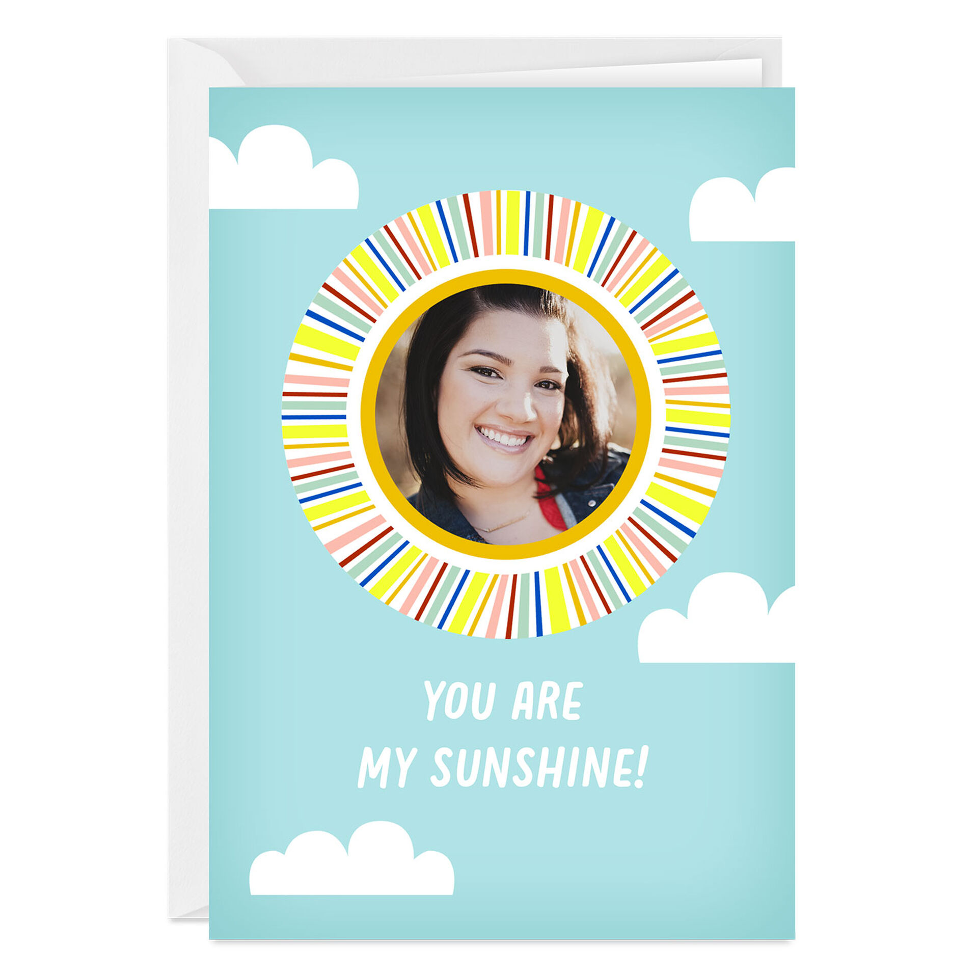 Personalized Sunshine Face Photo Card - Greeting Cards - Hallmark
