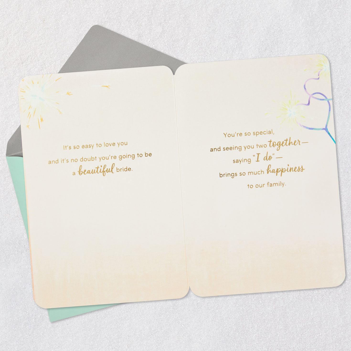 You Bring So Much Happiness to Our Family Wedding Card for Daughter-in ...