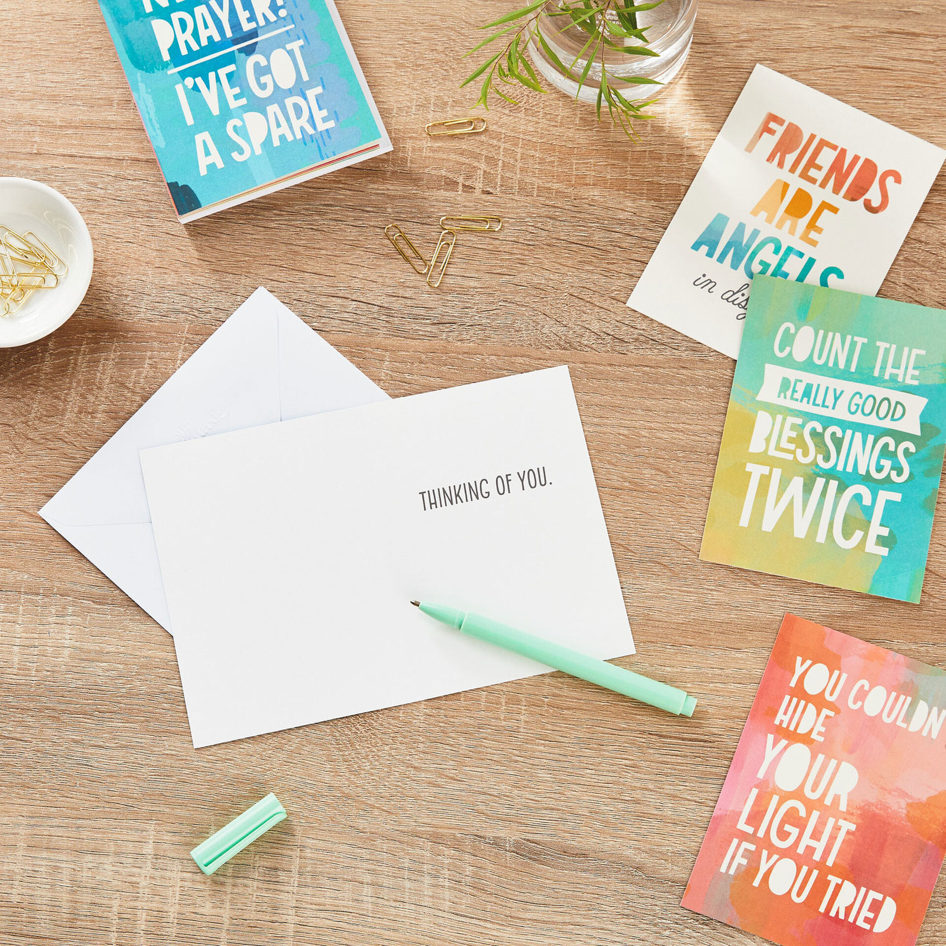 Abstract Collage Boxed Encouragement Cards Assortment, Pack of 12 ...