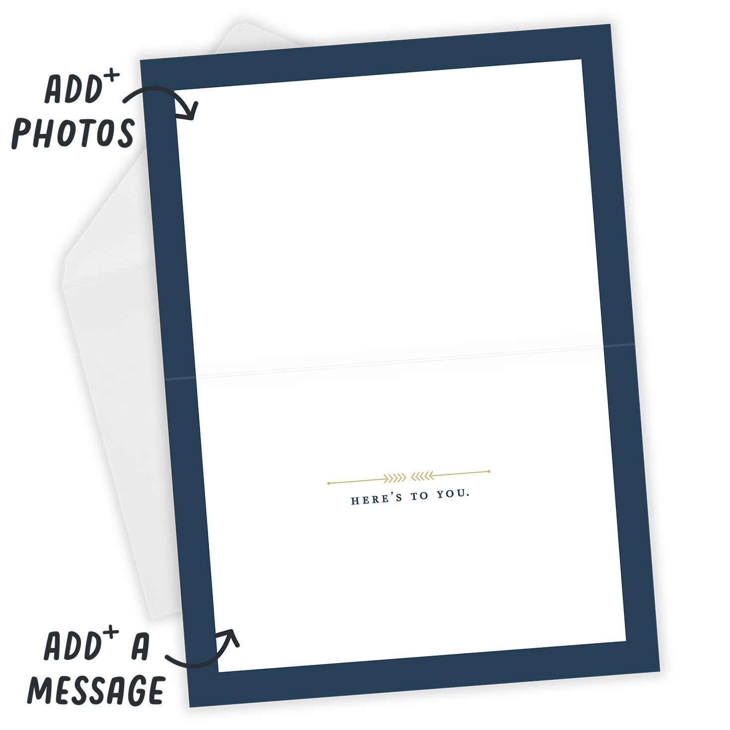 Lettering on Navy Congratulations eCard - Greeting Cards | Hallmark