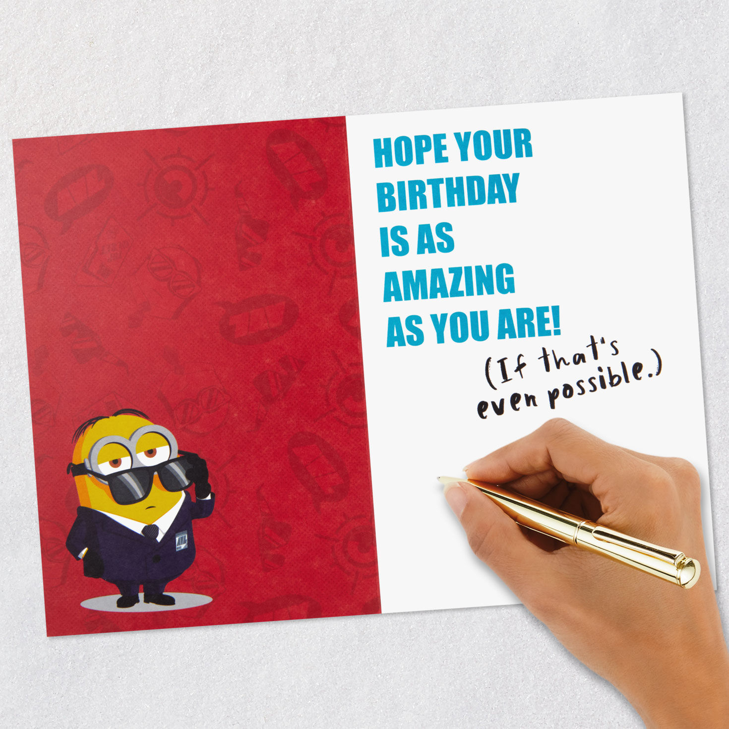 Despicable Me 4 Mind-blowing Coolness Minions Birthday Card for Kids ...