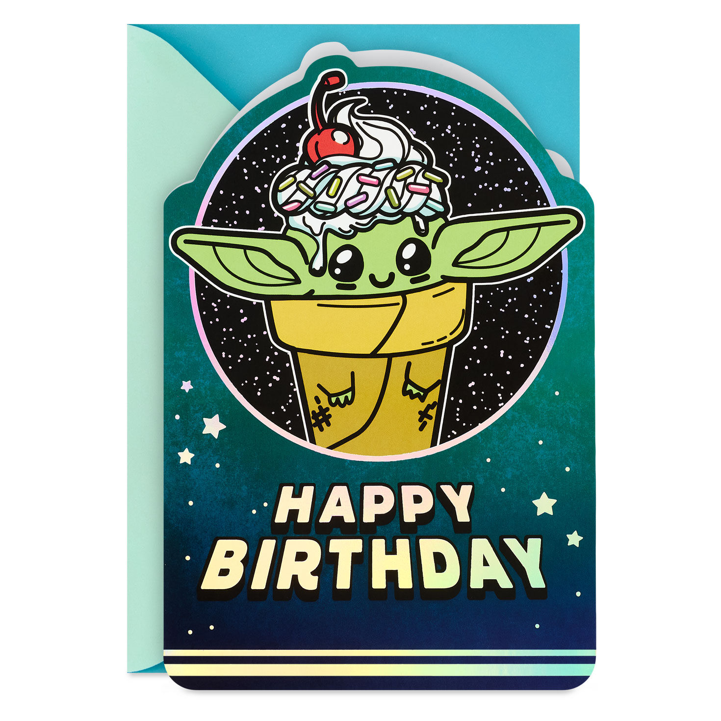 Star Wars: The Mandalorian™ Grogu™ Kind, Smart and Sweet Birthday Card ...