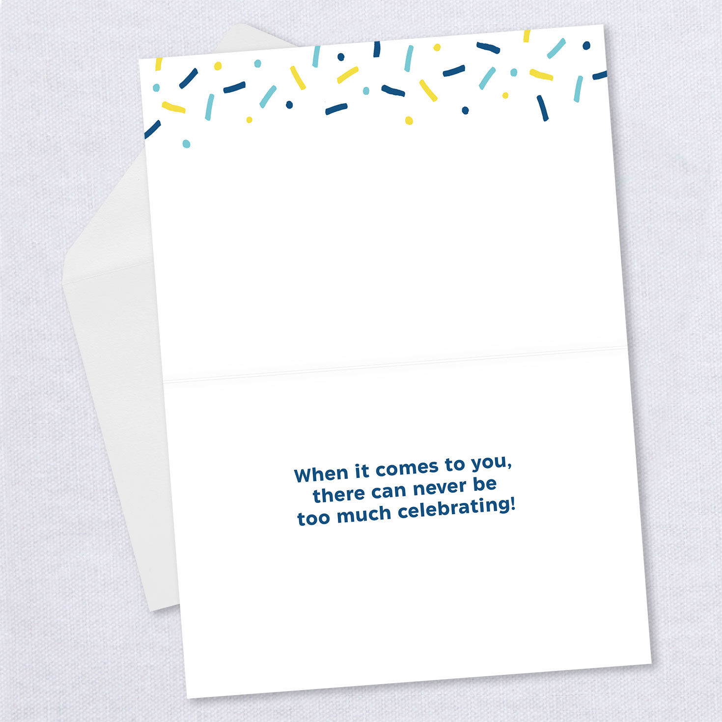 Personalized Celebration Confetti Birthday Photo Card - Greeting Cards ...