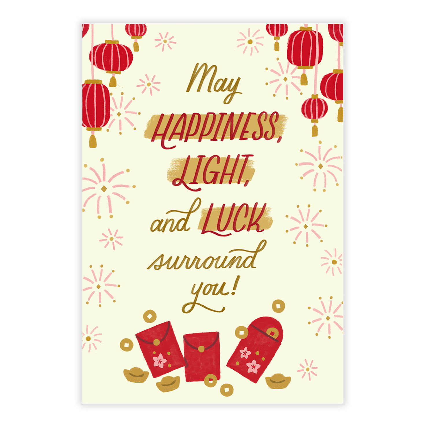 Happiness, Light and Luck Lunar New Year eCard - eCards | Hallmark