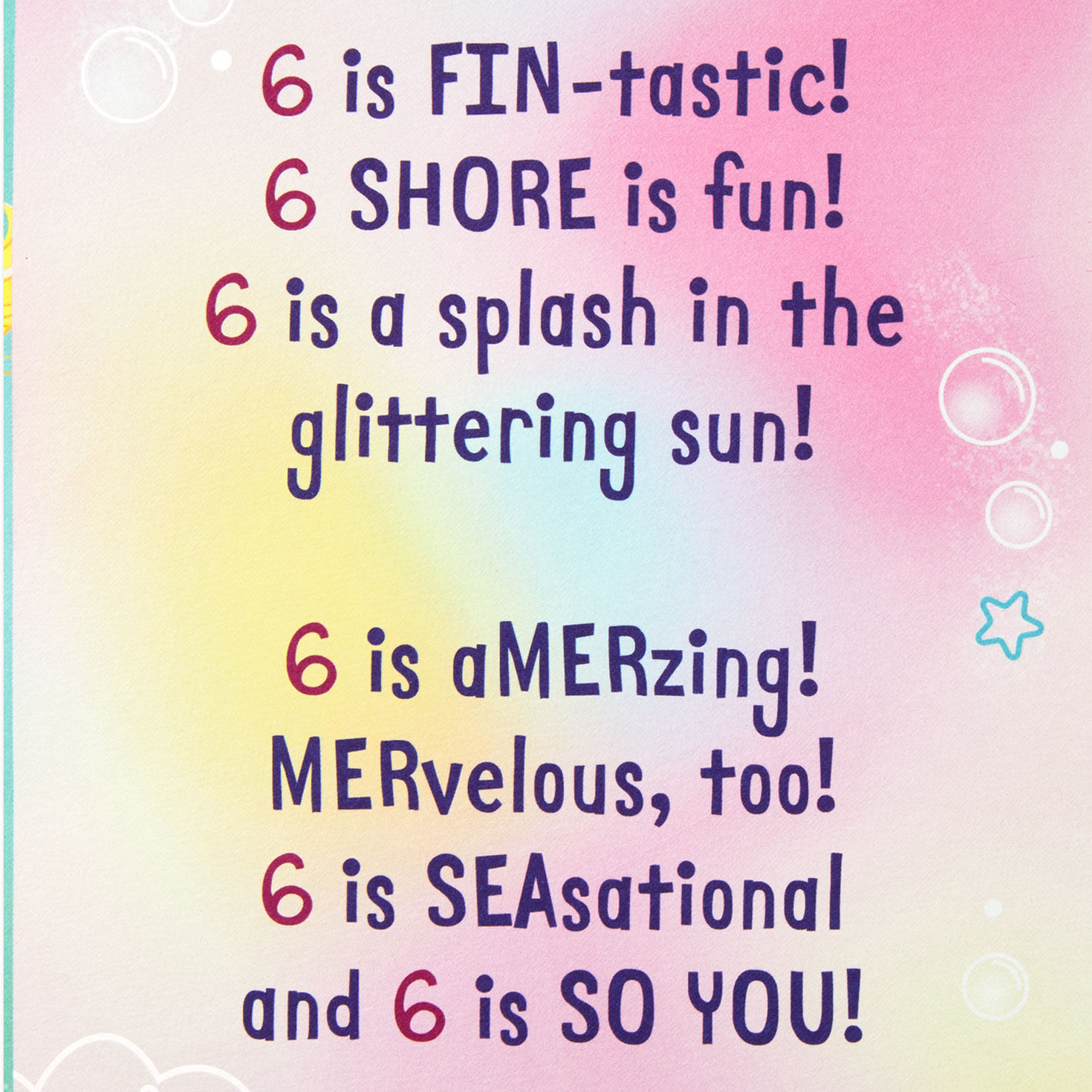 Barbie™ Sweet Mermaid Musical 6th Birthday Card - Greeting Cards | Hallmark