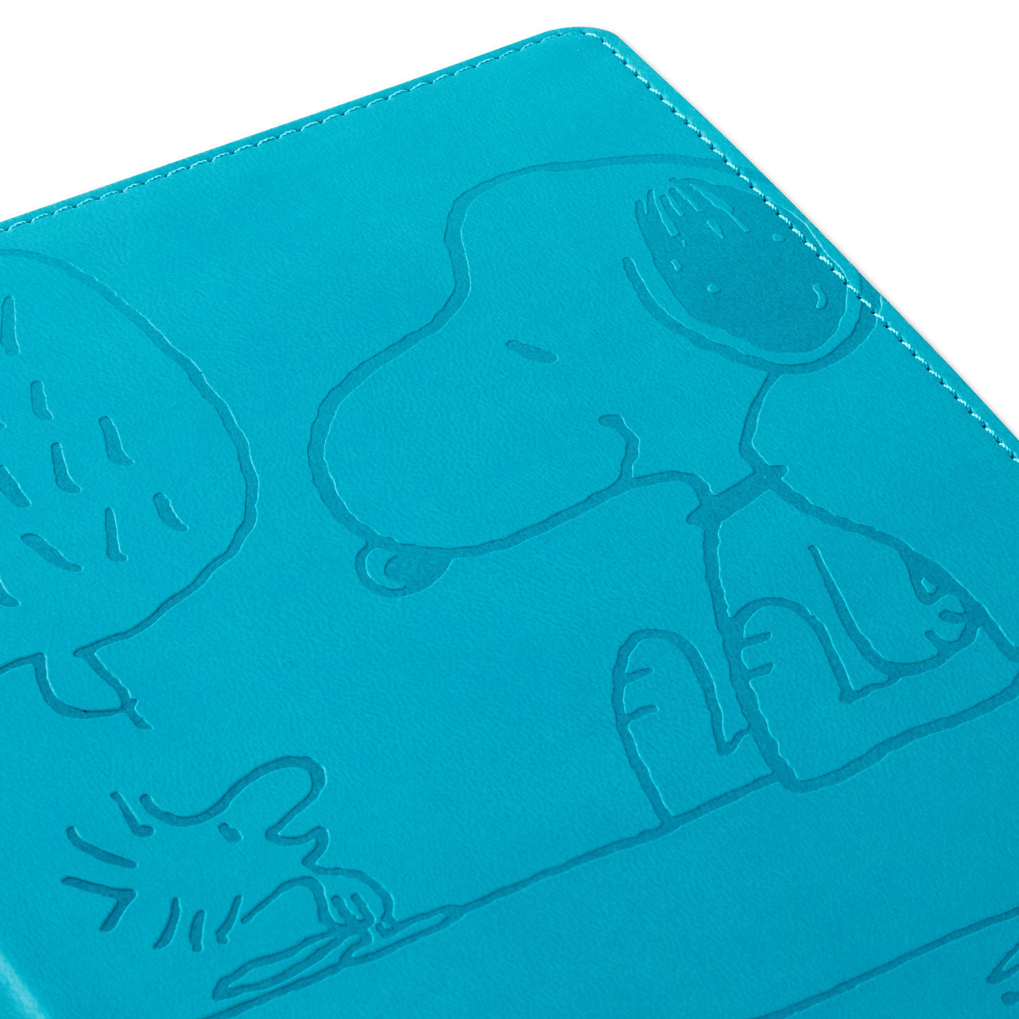 Peanuts® Snoopy and Woodstock Faux Leather Notebook - Notebooks ...