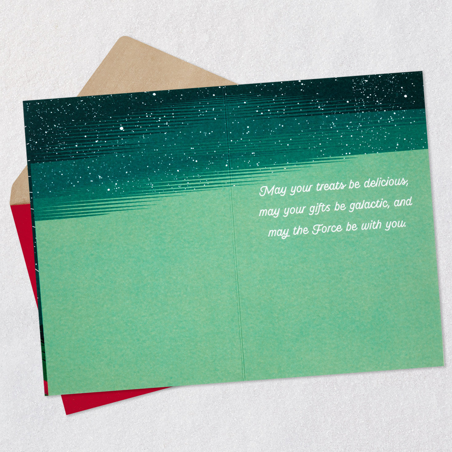 Star Wars: The Mandalorian™ Grogu™ May the Force Be With You Christmas Card - Greeting Cards ...