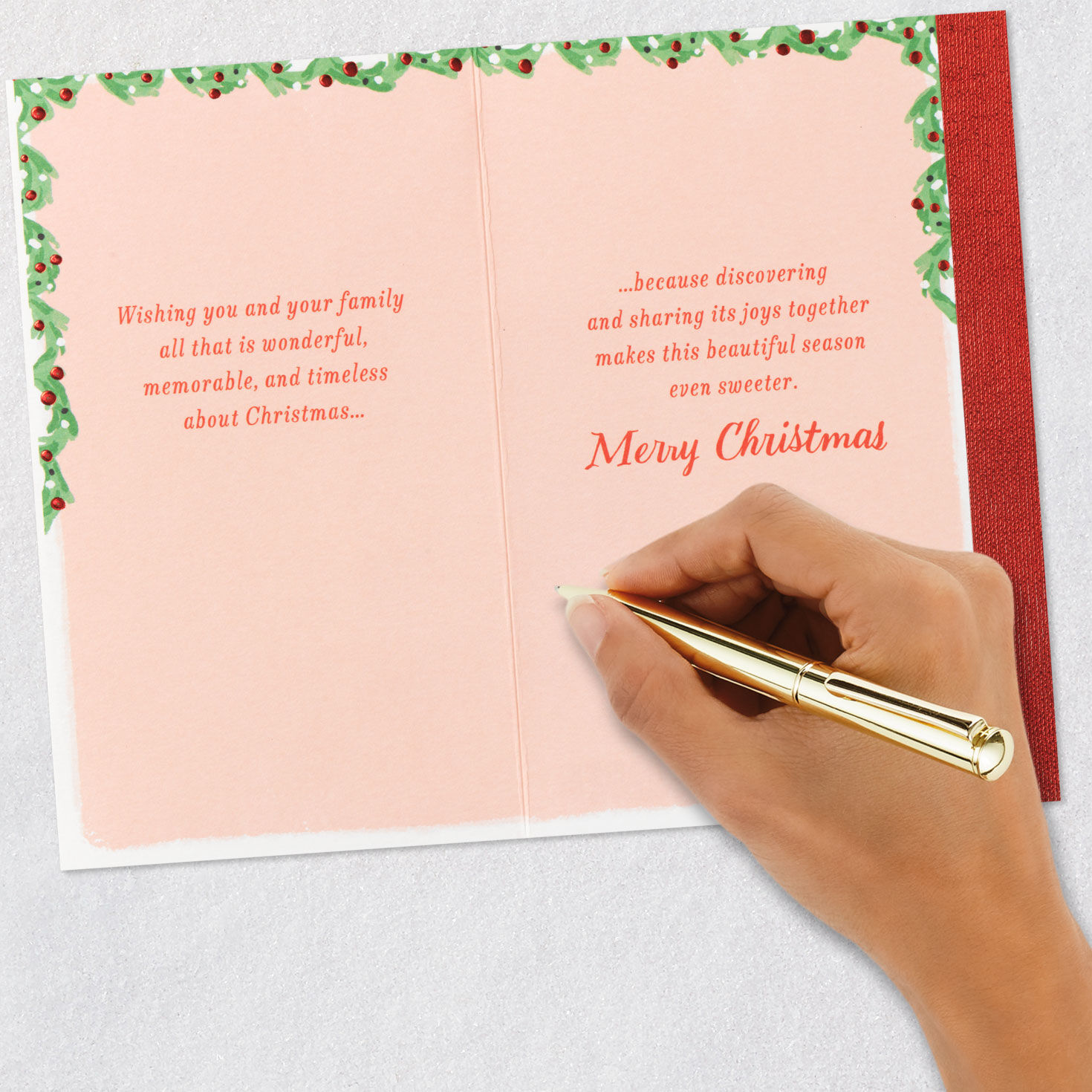 Sharing the Joy Christmas Card for Daughter and Family - Greeting Cards ...