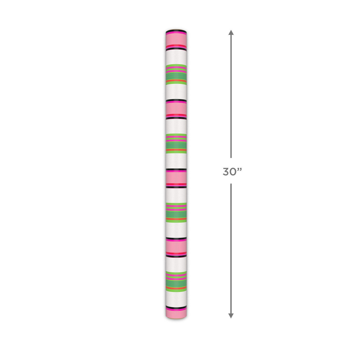 Modern Stripes on White Wrapping Paper, 20 sq. ft. - Wrapping Paper ...