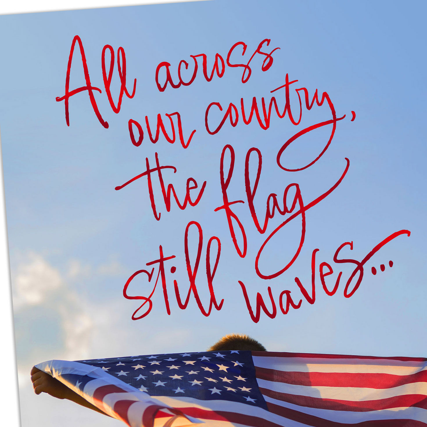 America Stands Together Patriotic Thank-You Card - Greeting Cards ...