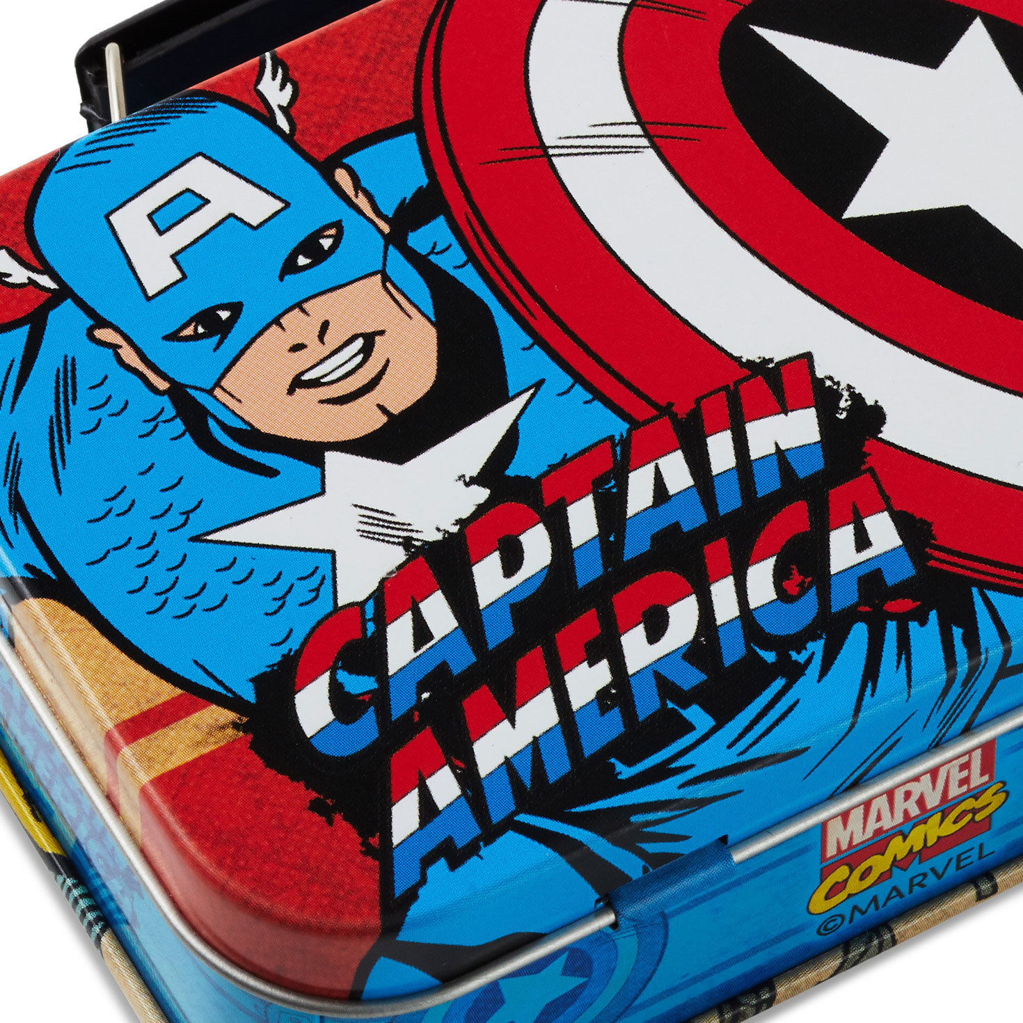 2.5" Marvel Captain America Shield Tin Gift Card Holder Box - Gift Card ...