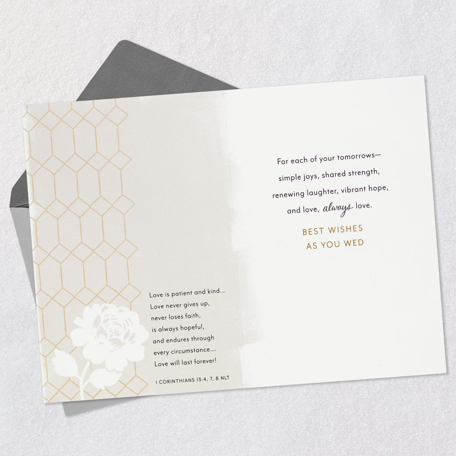 Blessings, Joy and Love Religious Wedding Card - Greeting Cards | Hallmark