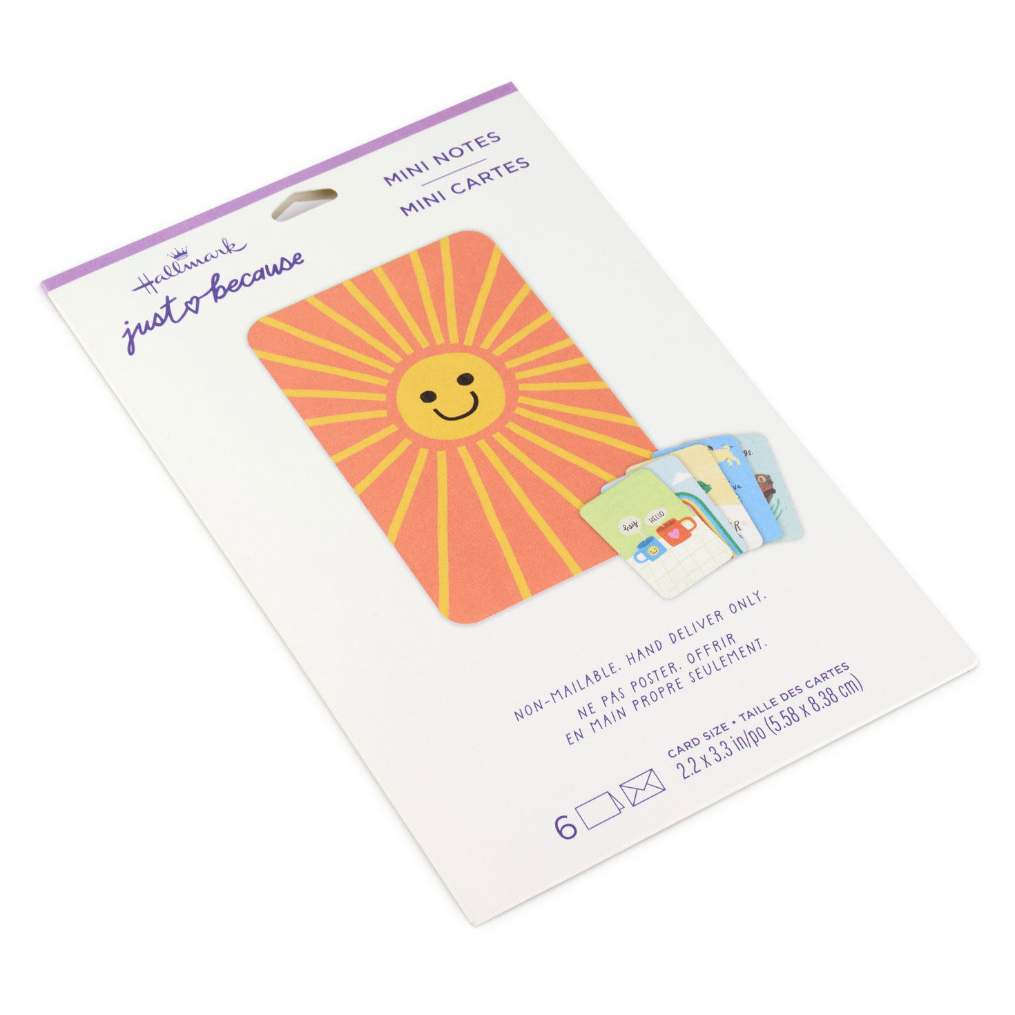 Mini Cheerful Charm Assorted Multi-Occasion Cards, Pack of 6 - Note ...