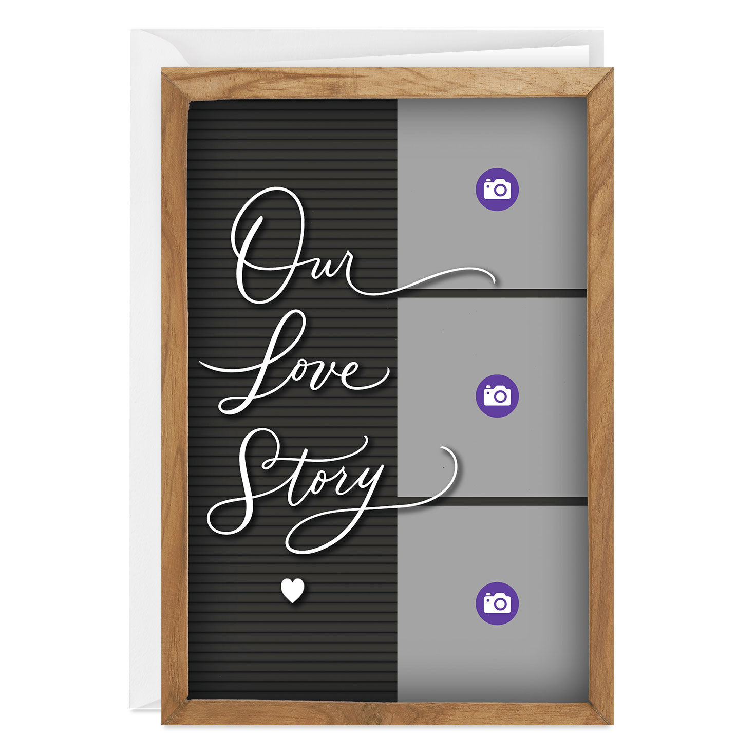 Our Love Story Letter Board eCard - eCards | Hallmark