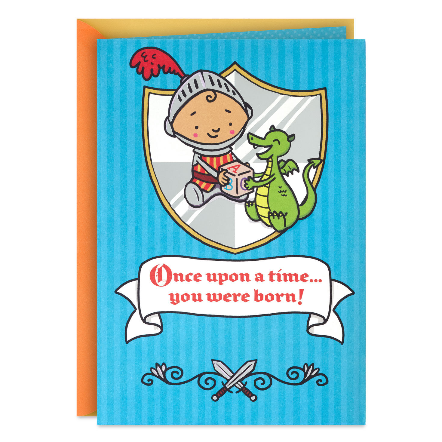 Once Upon a Time Birthday Card for Boy With Activity Sheet - Greeting ...